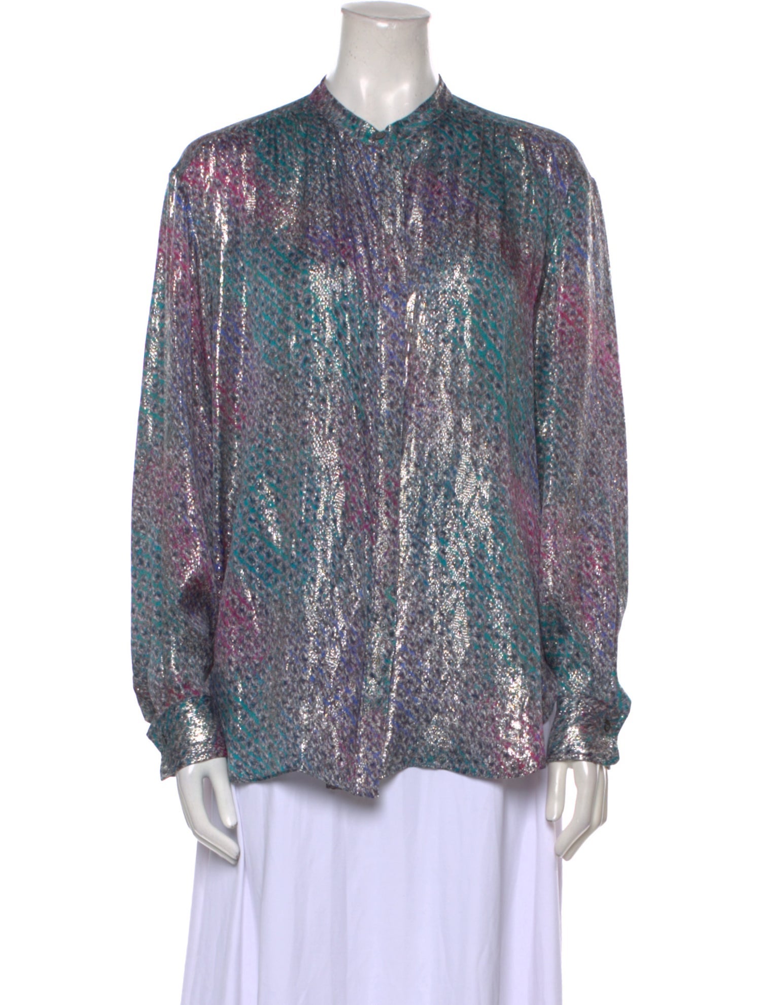 Isabel Marant Silk Printed Blouse - Tops, Clothing - ISA249357 | The ...