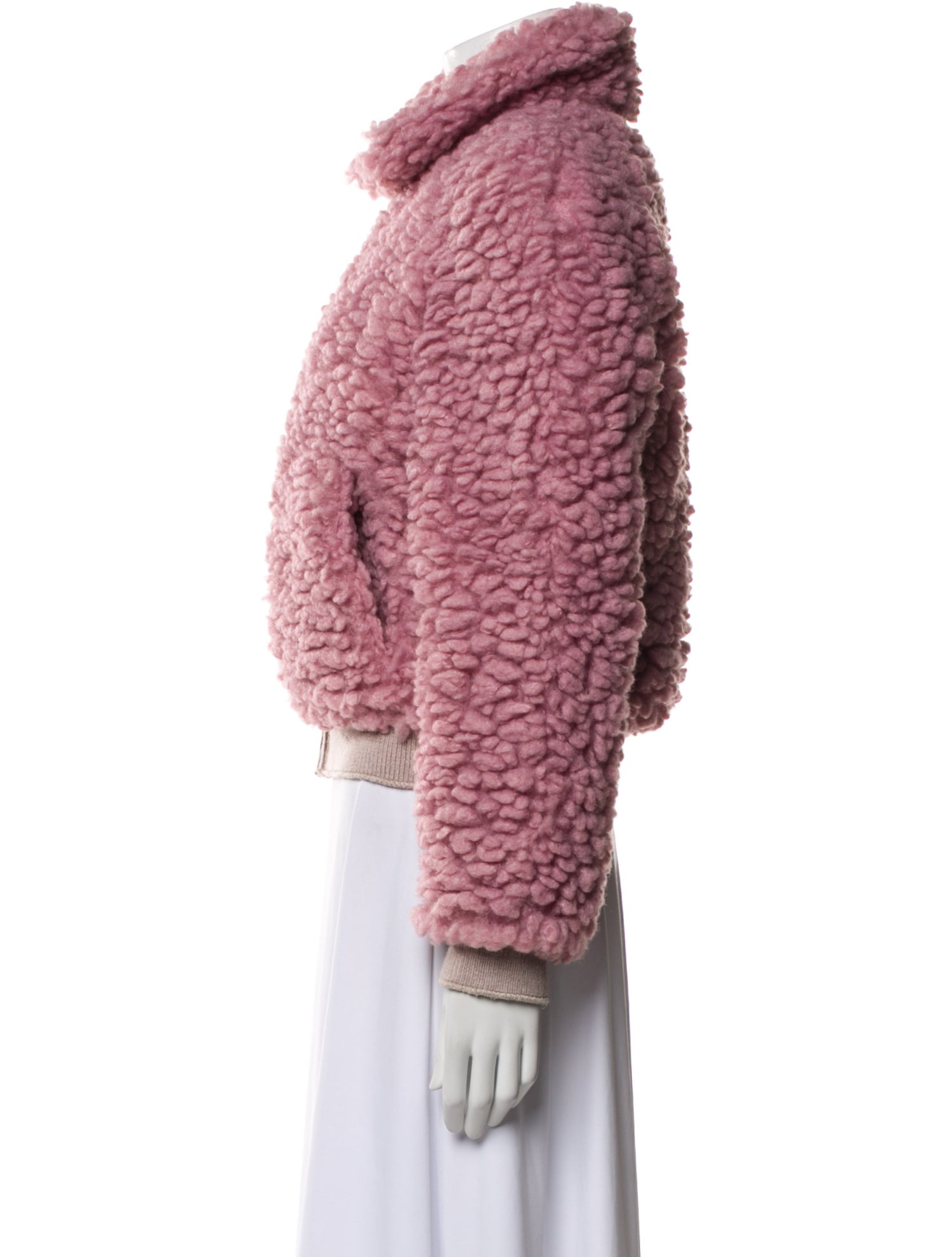 Isabel Marant Faux Fur Jacket - Pink Jackets, Clothing - ISA254813 ...