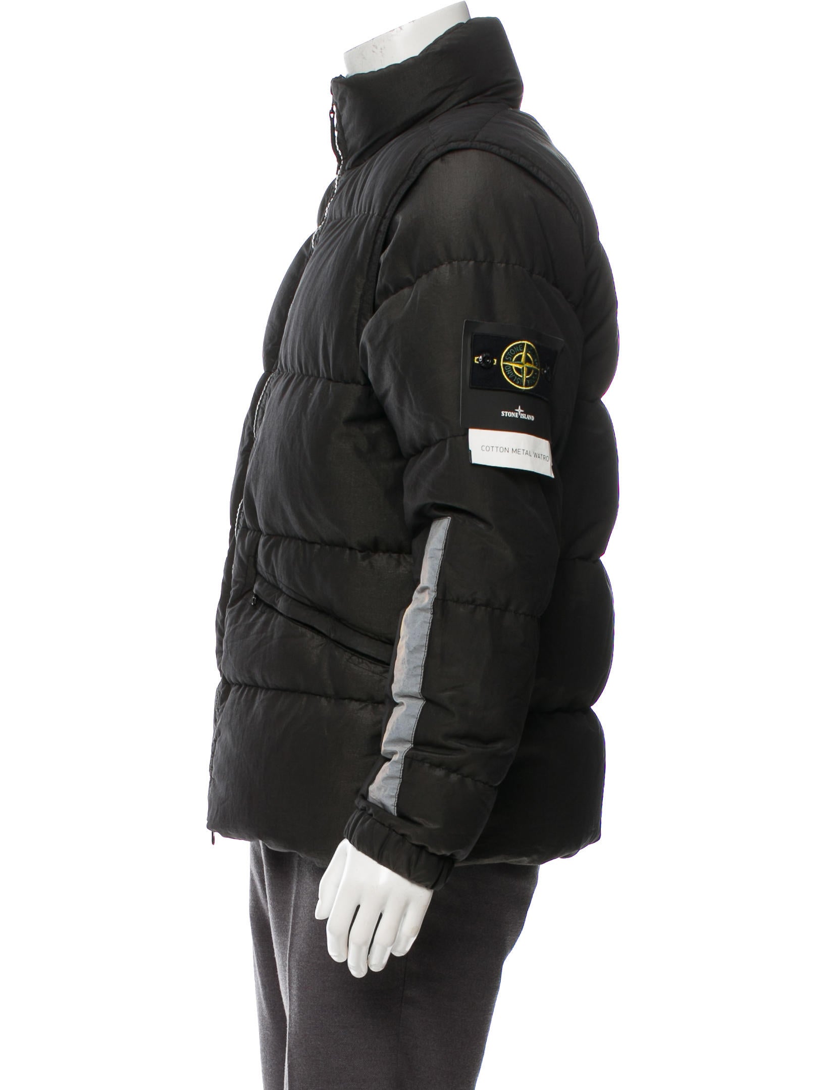 Stone Island Down Puffer Jacket w/ Tags - Green Outerwear, Clothing ...