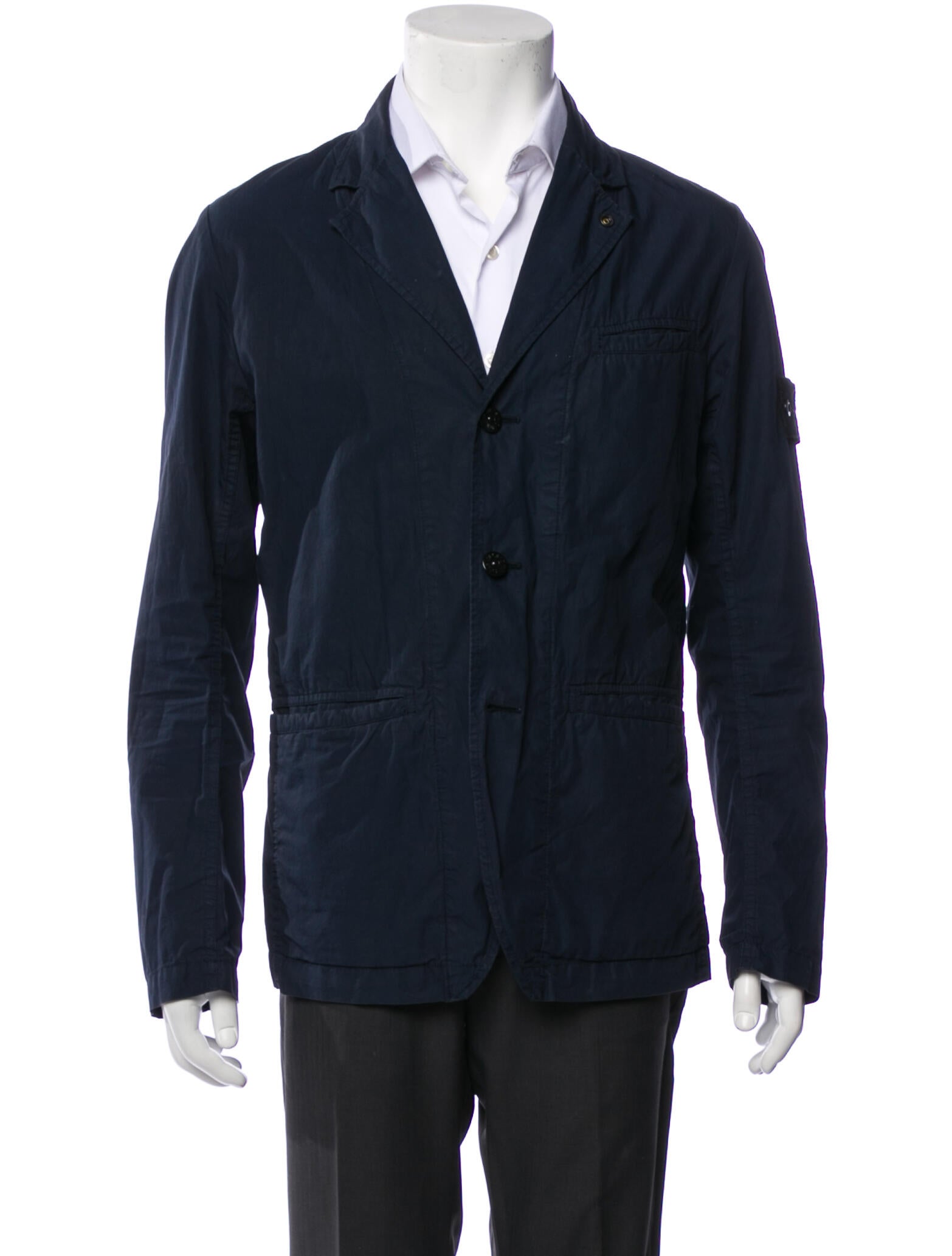 Stone Island Denim Jacket - Blue Outerwear, Clothing - ISD27215 | The ...