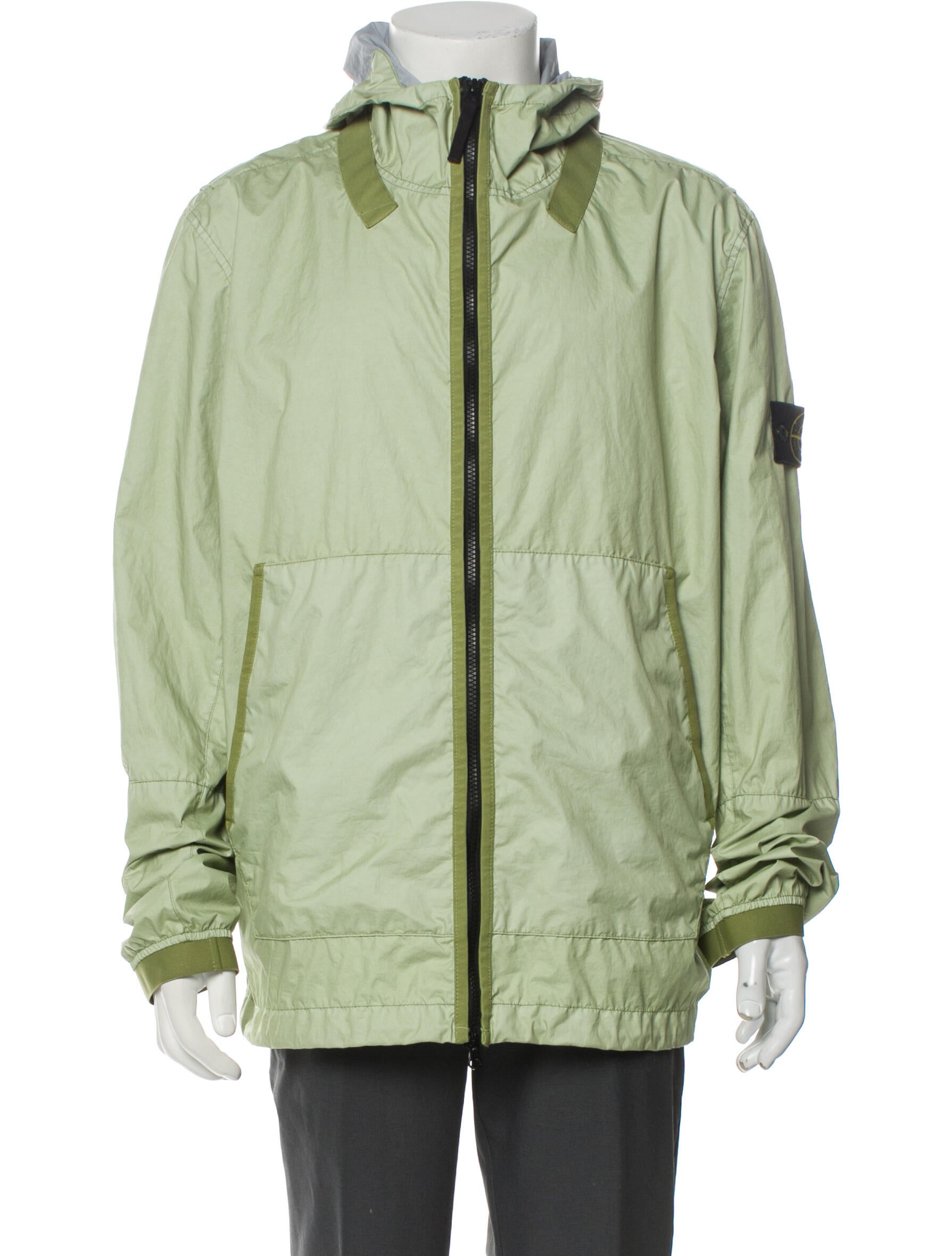 Stone Island Windbreaker - Green Outerwear, Clothing - ISD27793 | The ...