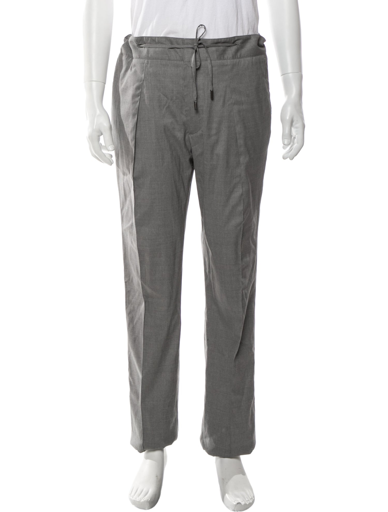 Isaia Pants w/ Tags - Grey, 11.5" Rise Pants, Clothing - ISI36236 | The ...