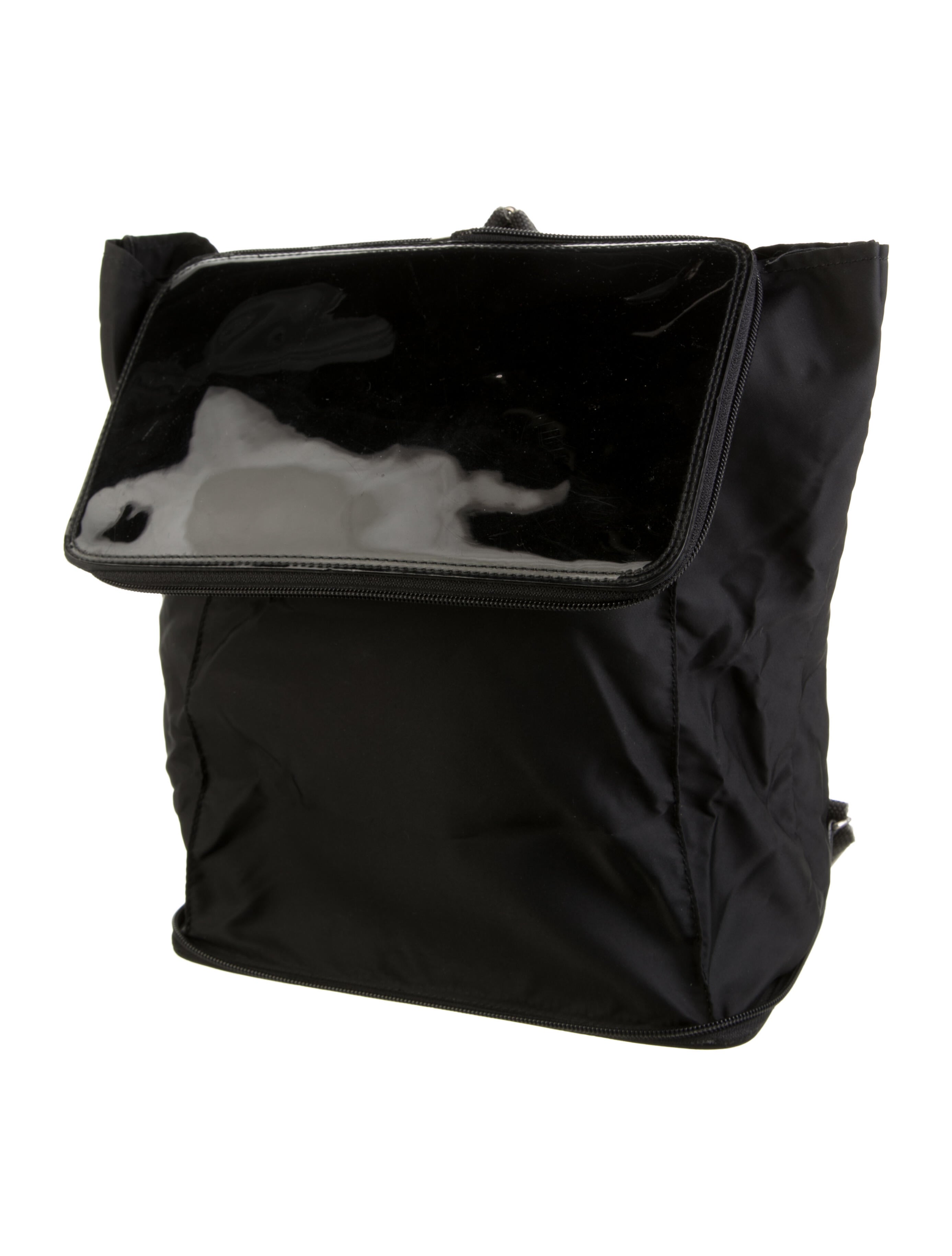 Issey Miyake Nylon PVC-Trimmed Convertible Backpack - Black Backpacks ...