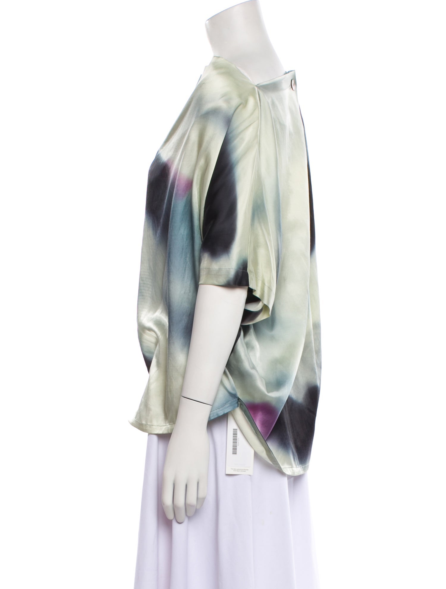 Issey Miyake 2022 Tie-Dye Print Blouse - Blue Tops, Clothing - ISS47276 ...