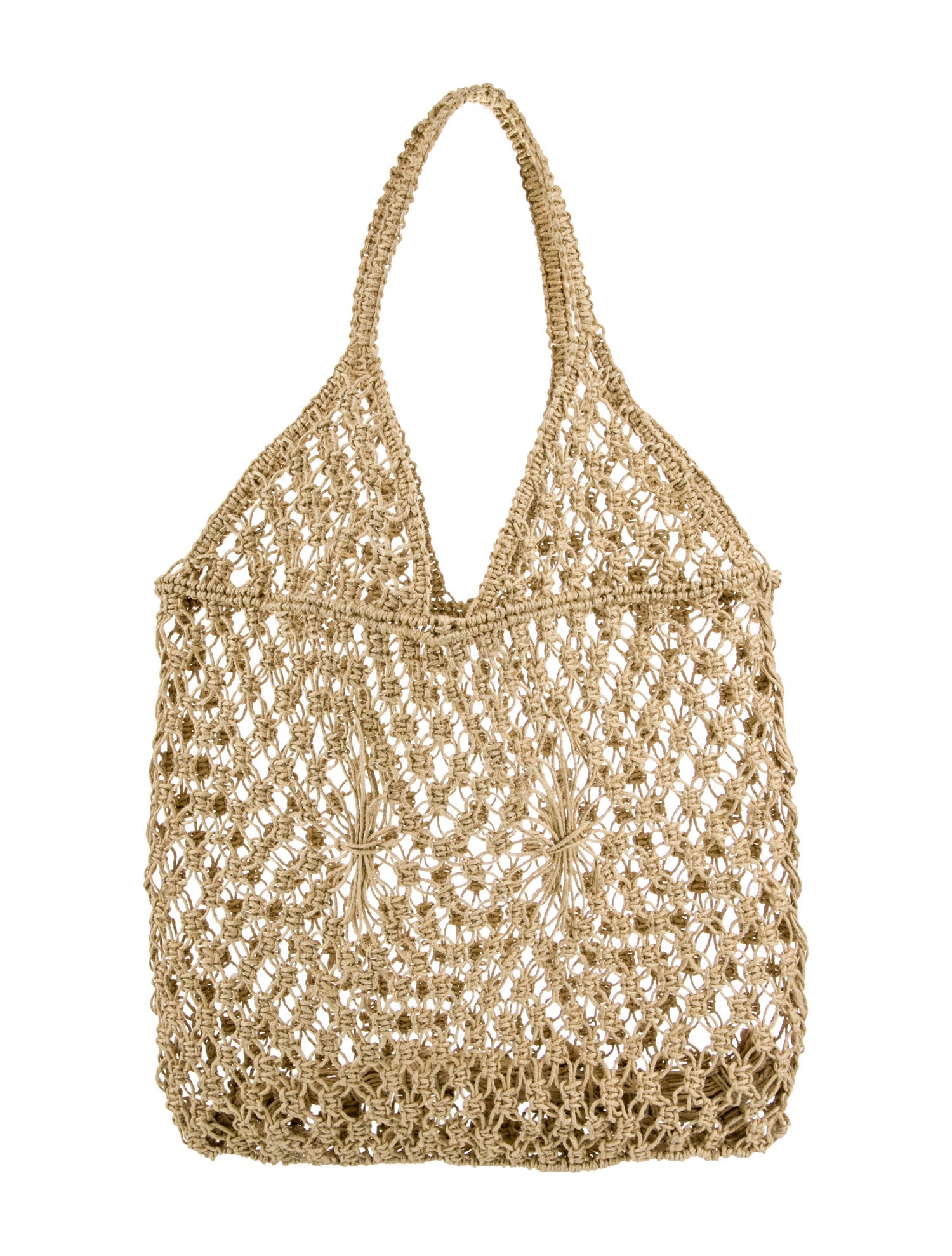 Isa Tapia Jute Shoulder Bag - Neutrals Shoulder Bags, Handbags ...