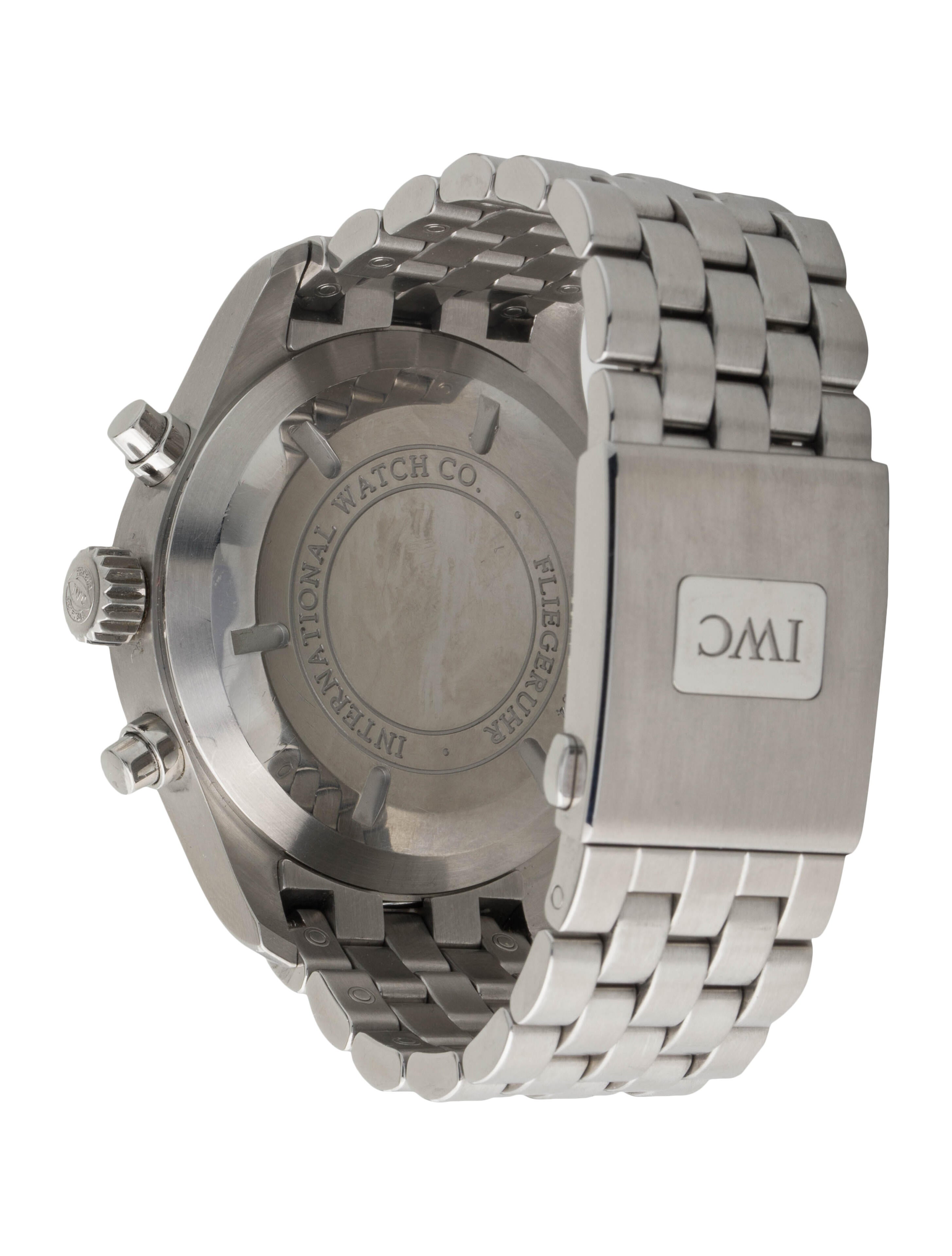 IWC Pilot Chronograph Watch - 3777 | The RealReal