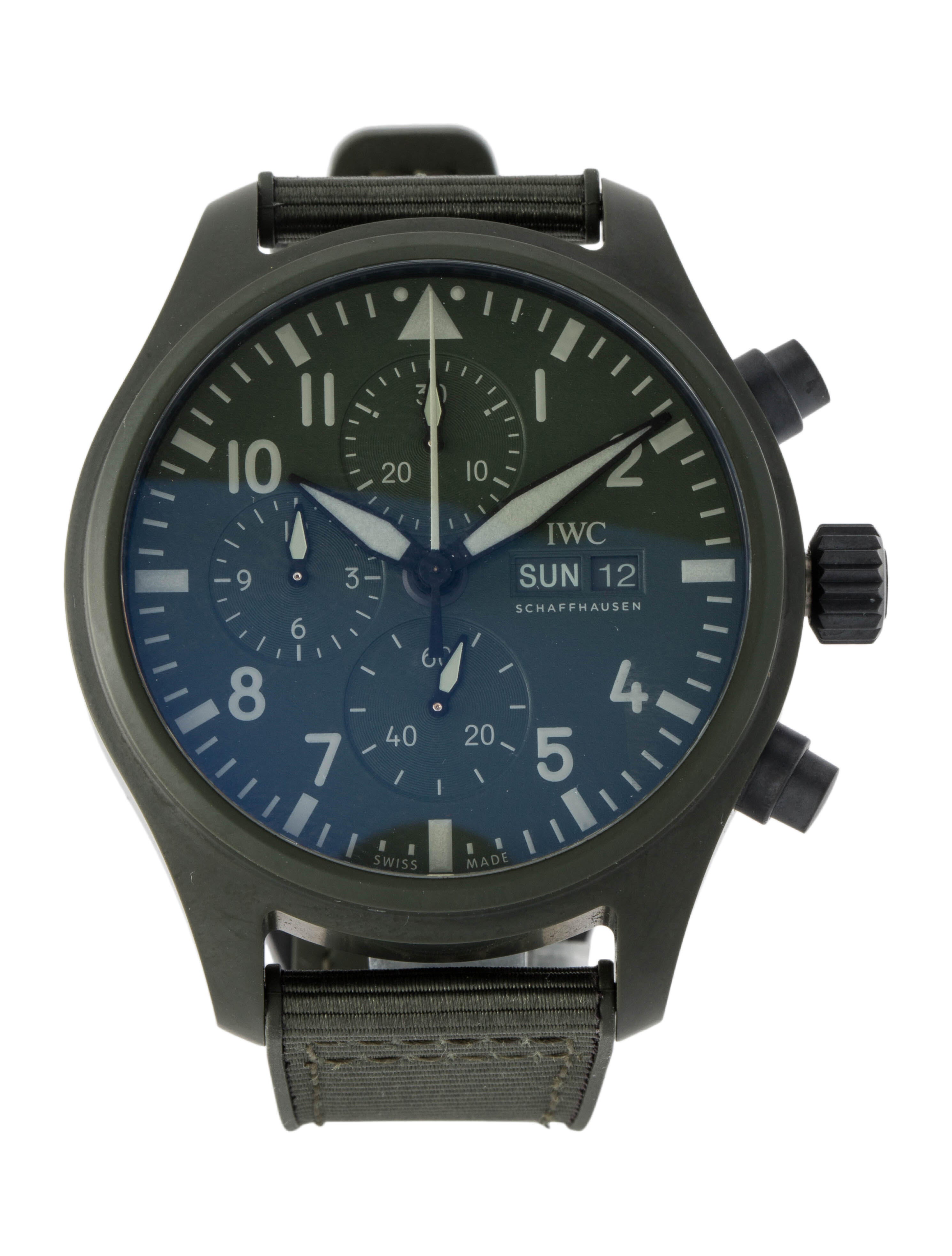 IWC Pilot's Chronograph Top Gun Edition Woodland Watch - IW389106 | The ...