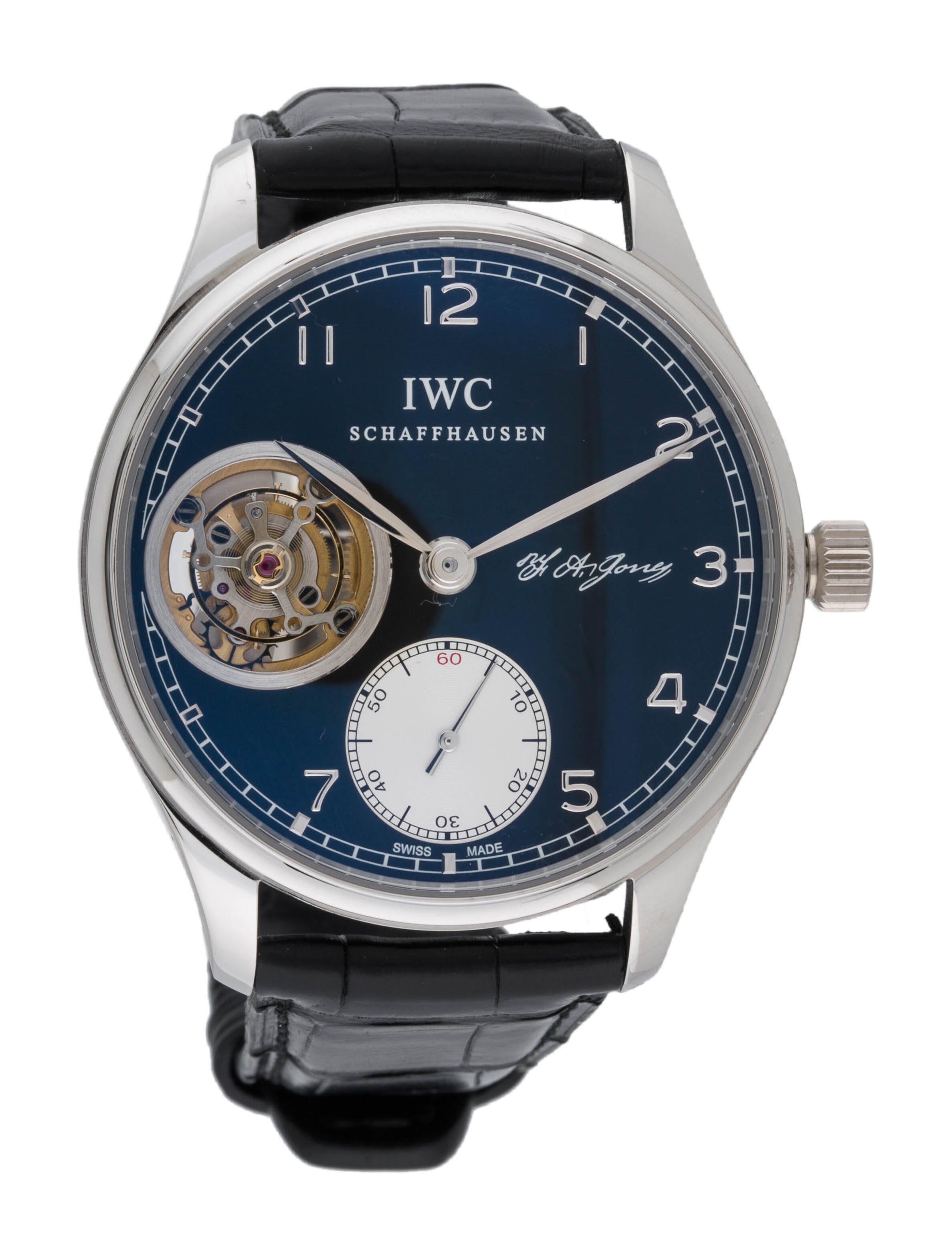 IWC Portuguese F.A. Jones Tourbillon Limited Edition Watch - IW544704 ...
