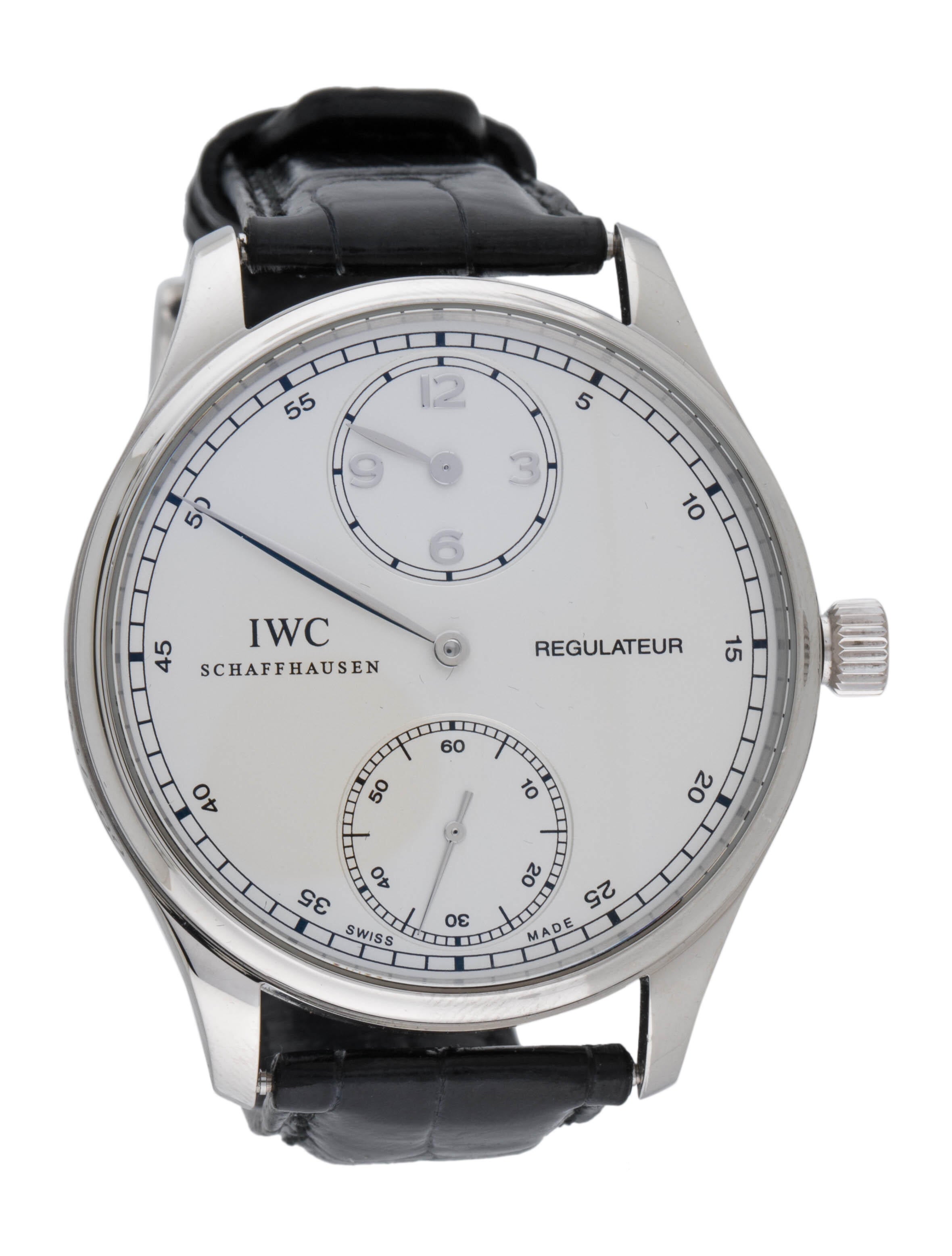 IWC Portuguese Regulator Limited Edition Platinum Watch - IW544403 ...