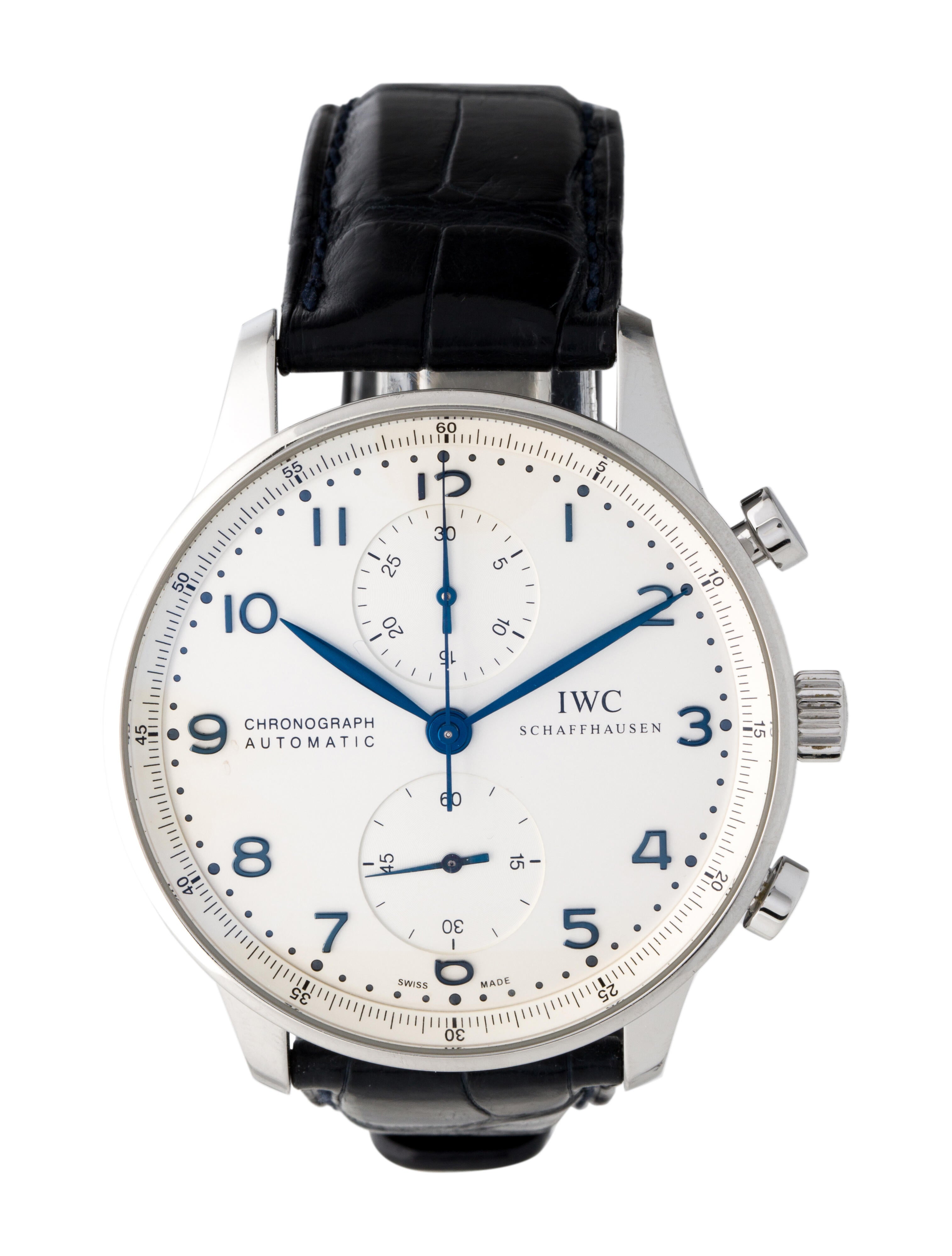 IWC Portuguese Chronograph Watch - IW371417 | The RealReal