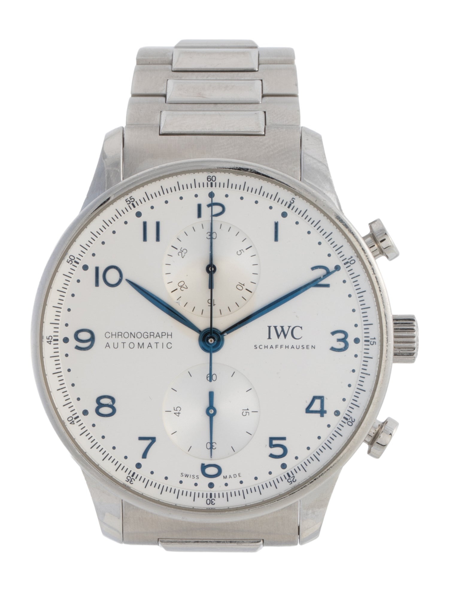 IWC Portugieser Chronograph Watch - IW371617 | The RealReal
