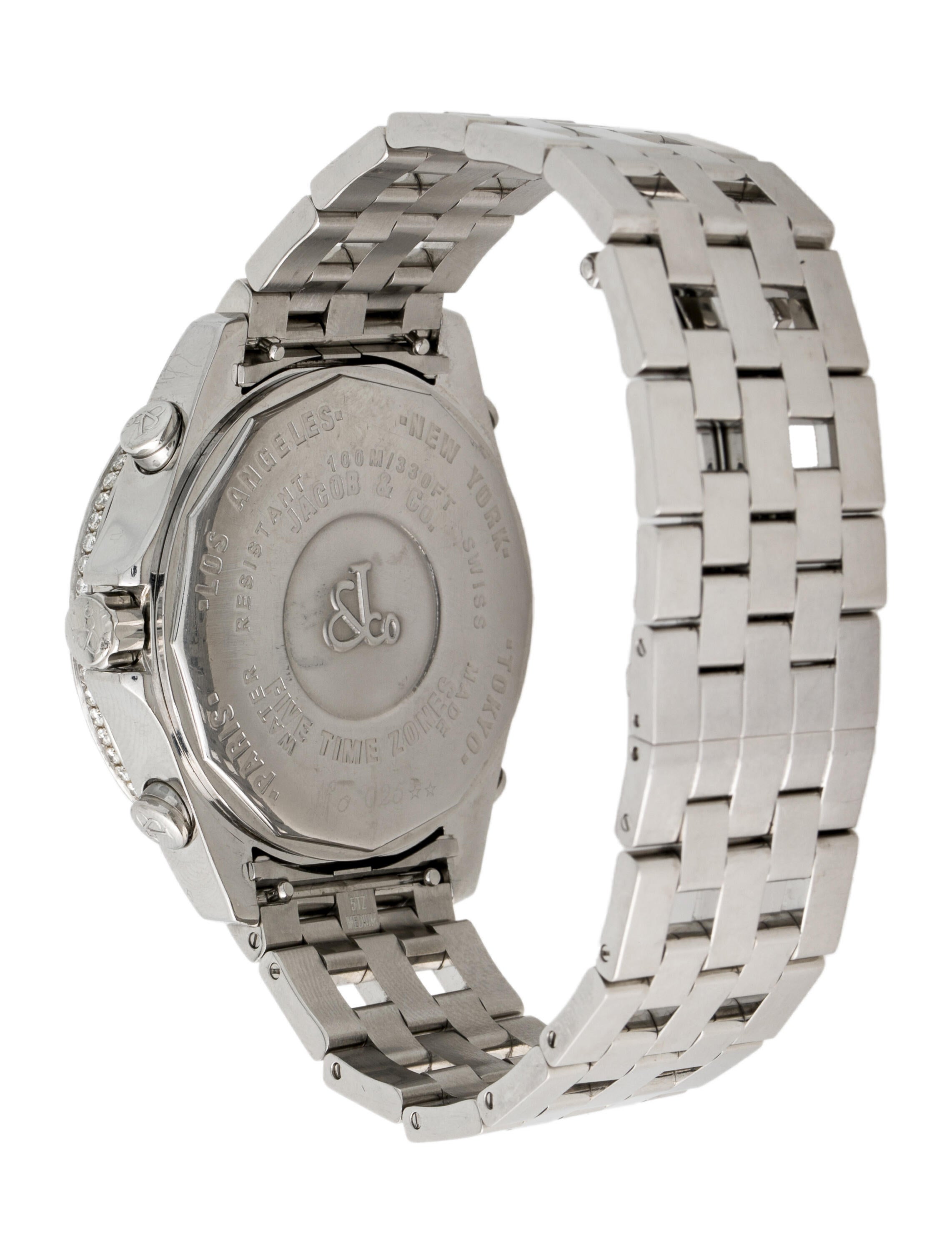 Jacob & Co. 5 Time Zone Watch - JAC20391 | The RealReal