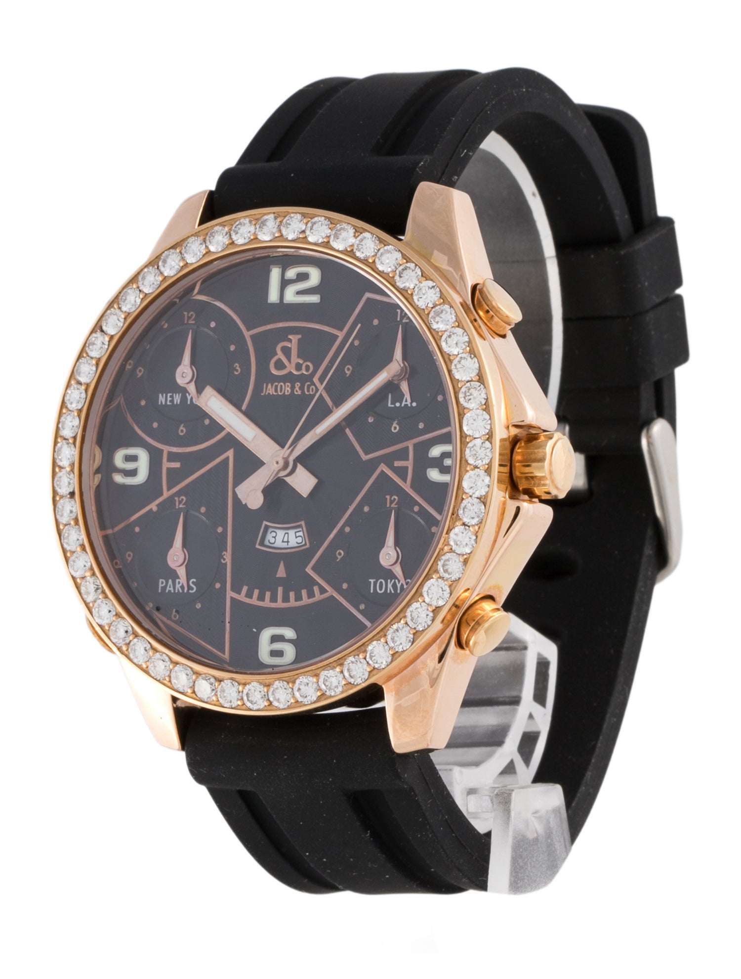 Jacob & Co. Five Time Zone Watch - JC.9RG | The RealReal