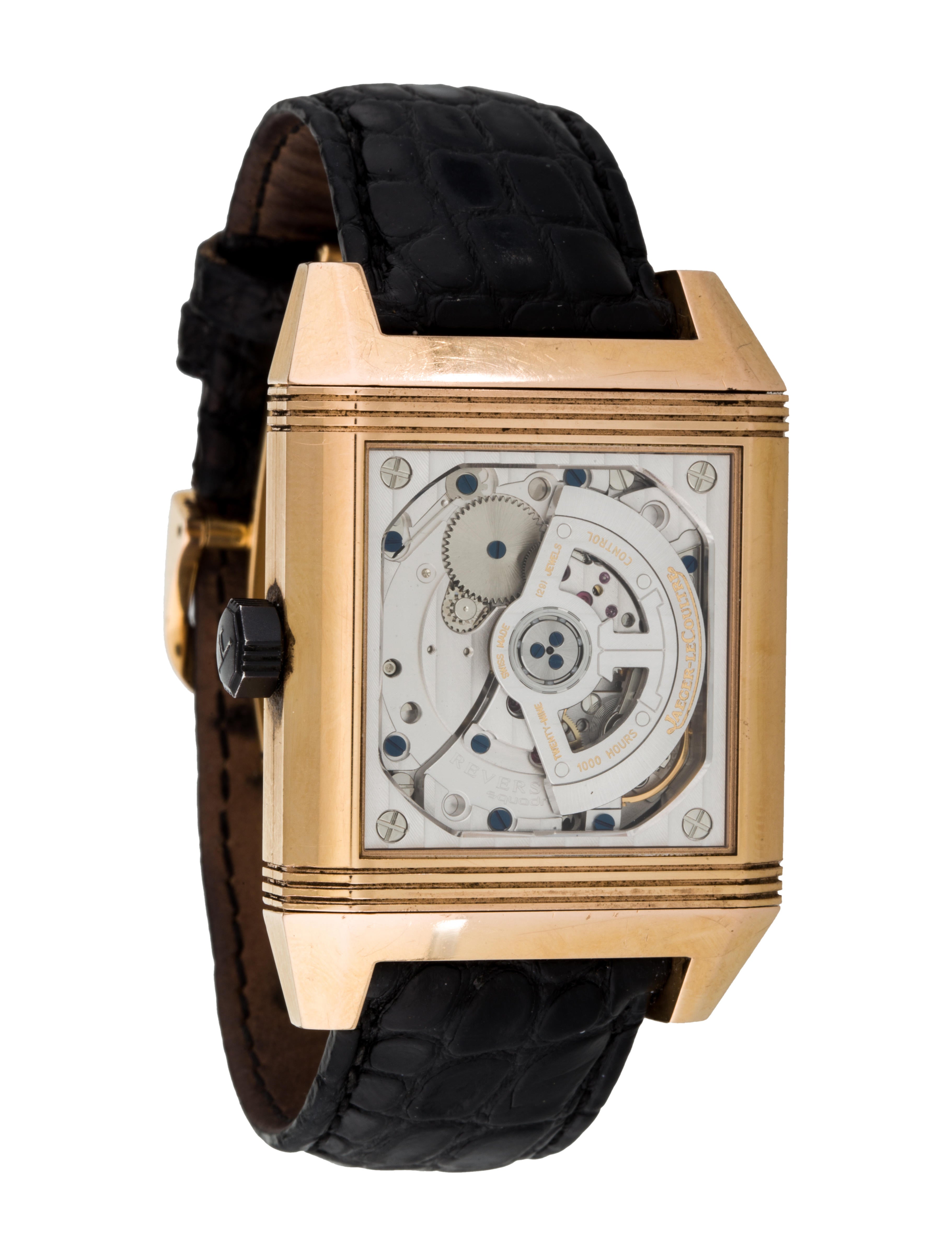 Jaeger-LeCoultre Reverso Squadra Hometime Watch - Strap - JAE20069 ...