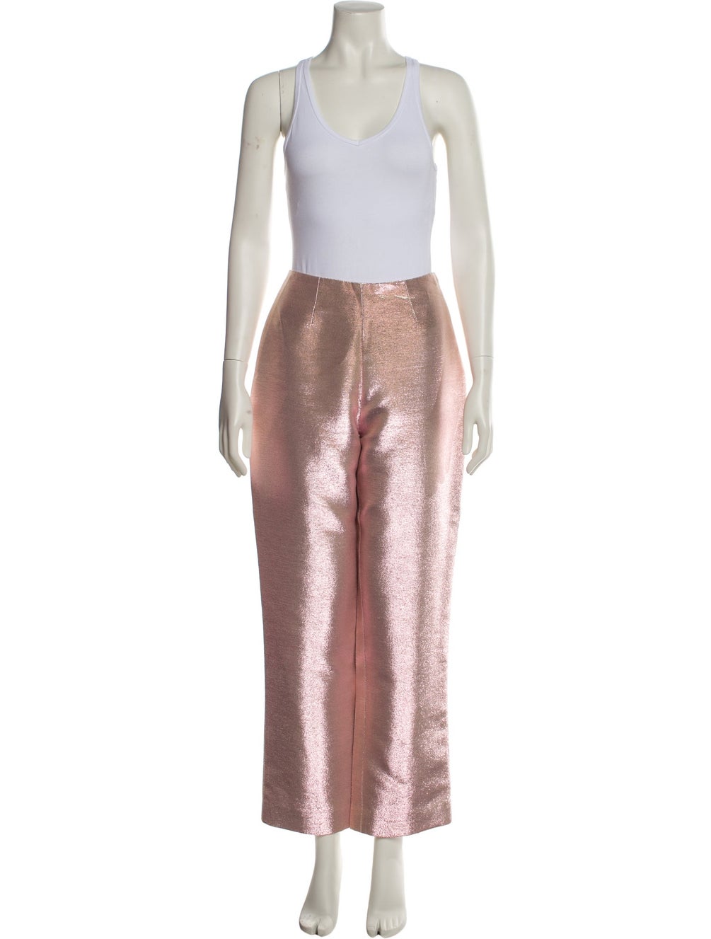 James Purcell Silk Pant Set - Pink, 11" Rise Suits and Sets, Clothing ...