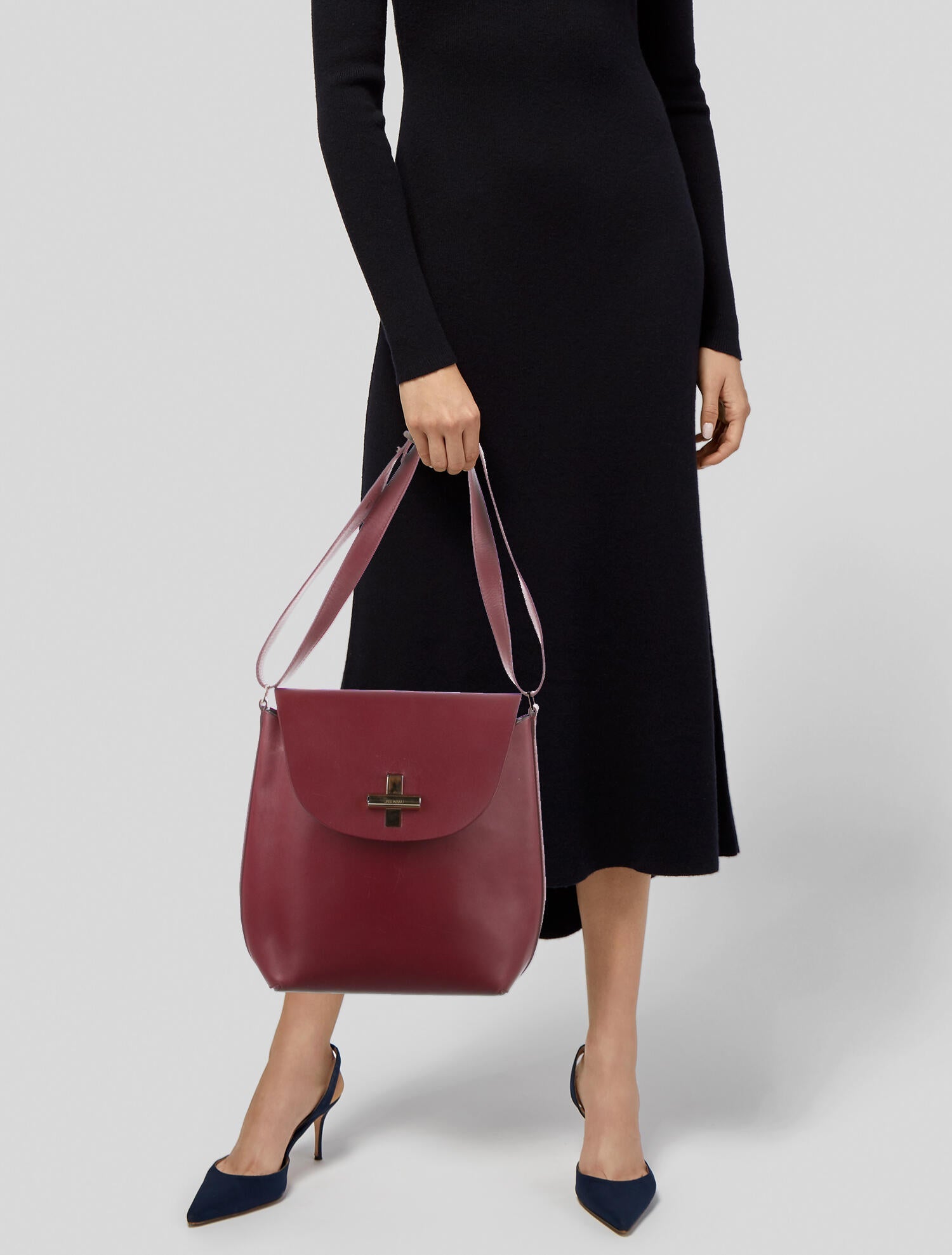 Jason Wu Daphne Shoulder Bag - Burgundy Shoulder Bags, Handbags ...