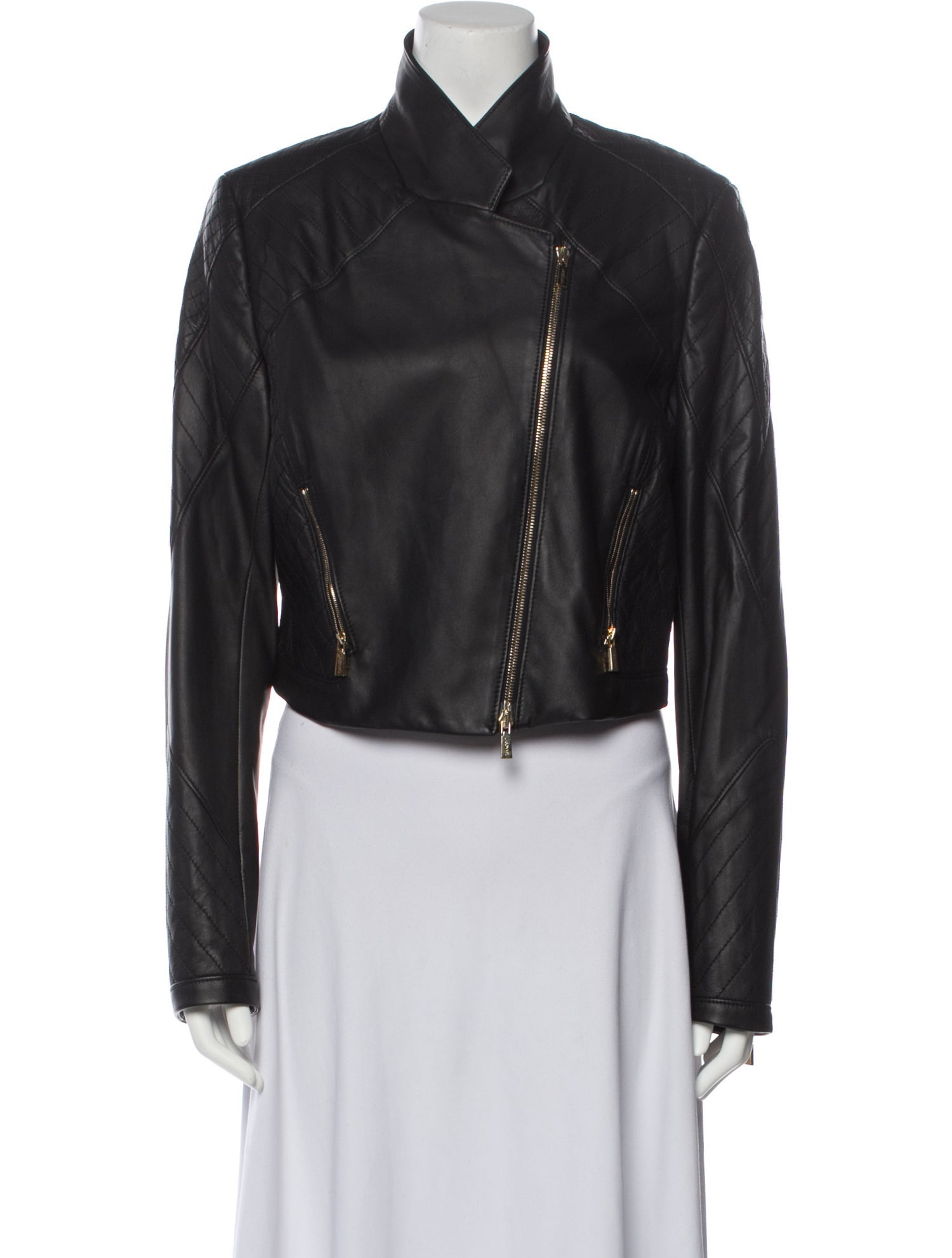Jason Wu Lambskin Biker Jacket - Black Jackets, Clothing - JAS44007 | The RealReal