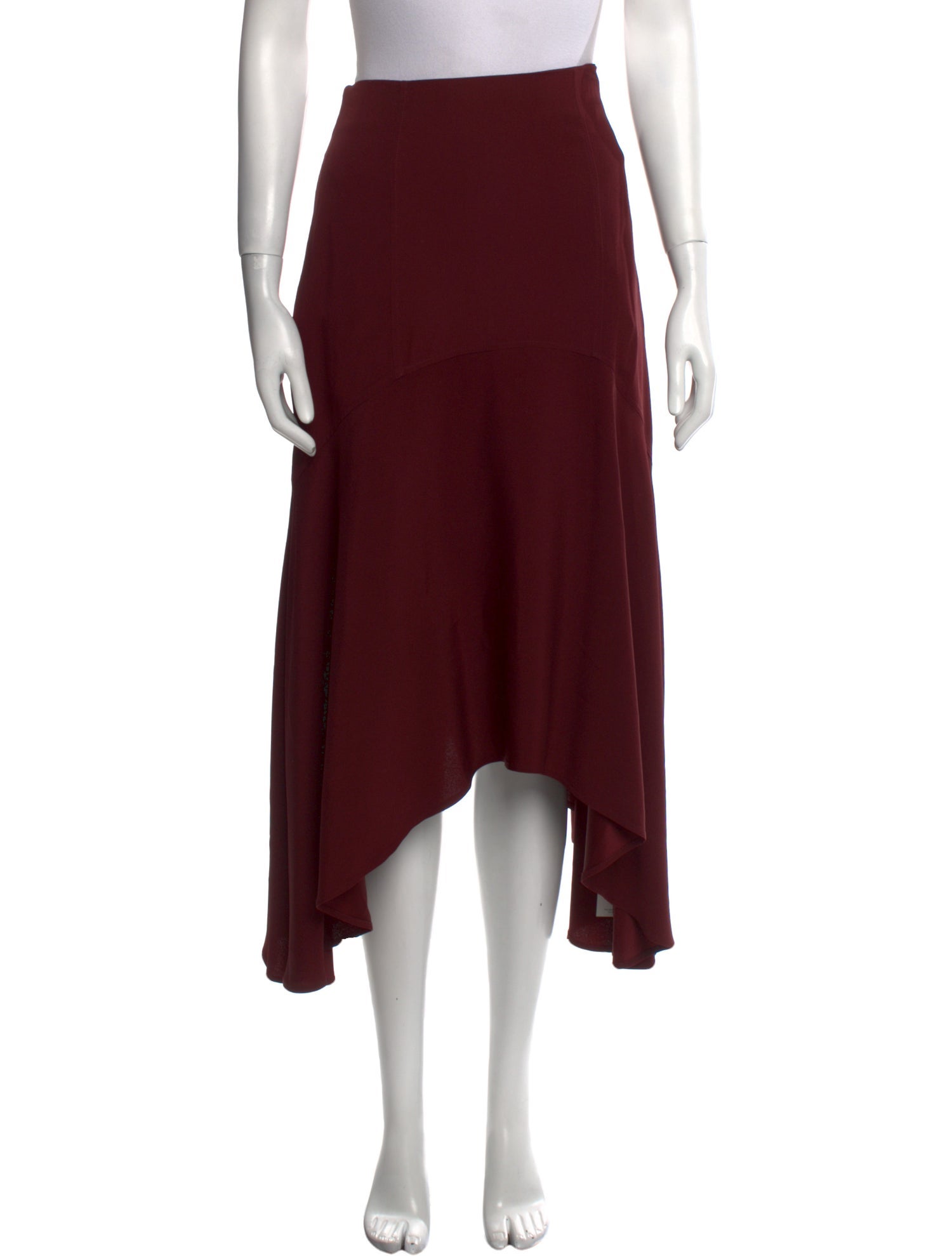 Jason Wu Midi Length Skirt - Red Skirts, Clothing - JAS48595 | The RealReal