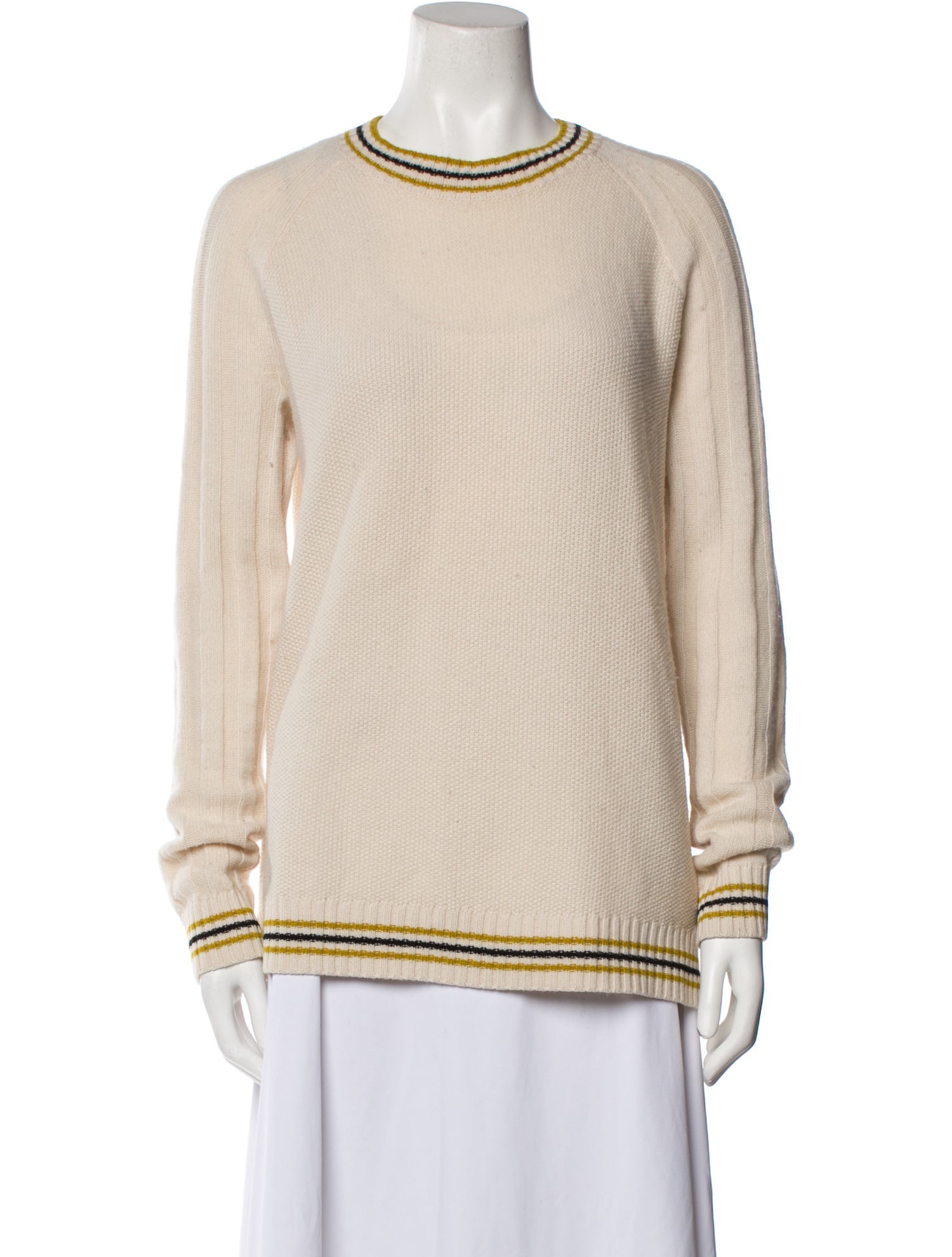 Jason Wu Cashmere Crew Neck Sweater - Neutrals Knitwear, Clothing ...