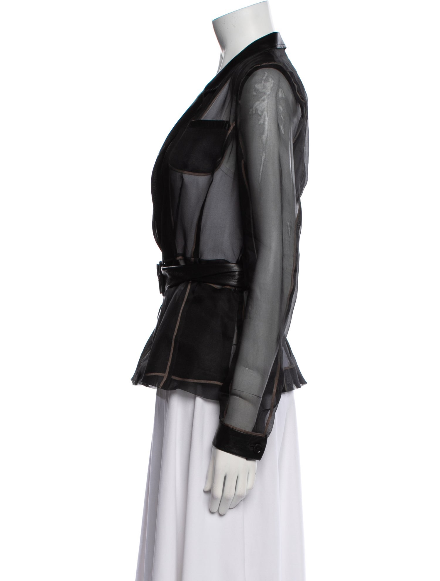 Jason Wu Silk Biker Jacket - Black Jackets, Clothing - JAS51115 | The ...