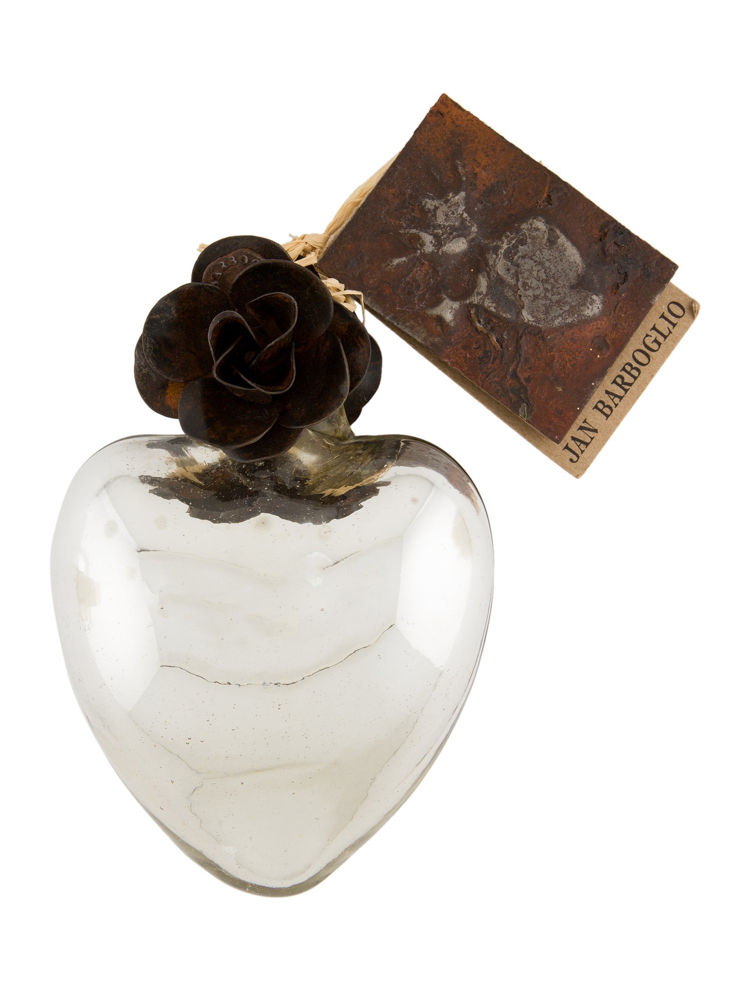 Jan Barboglio Adelita Heart Blessing - Silver Decorative Accents, Decor ...