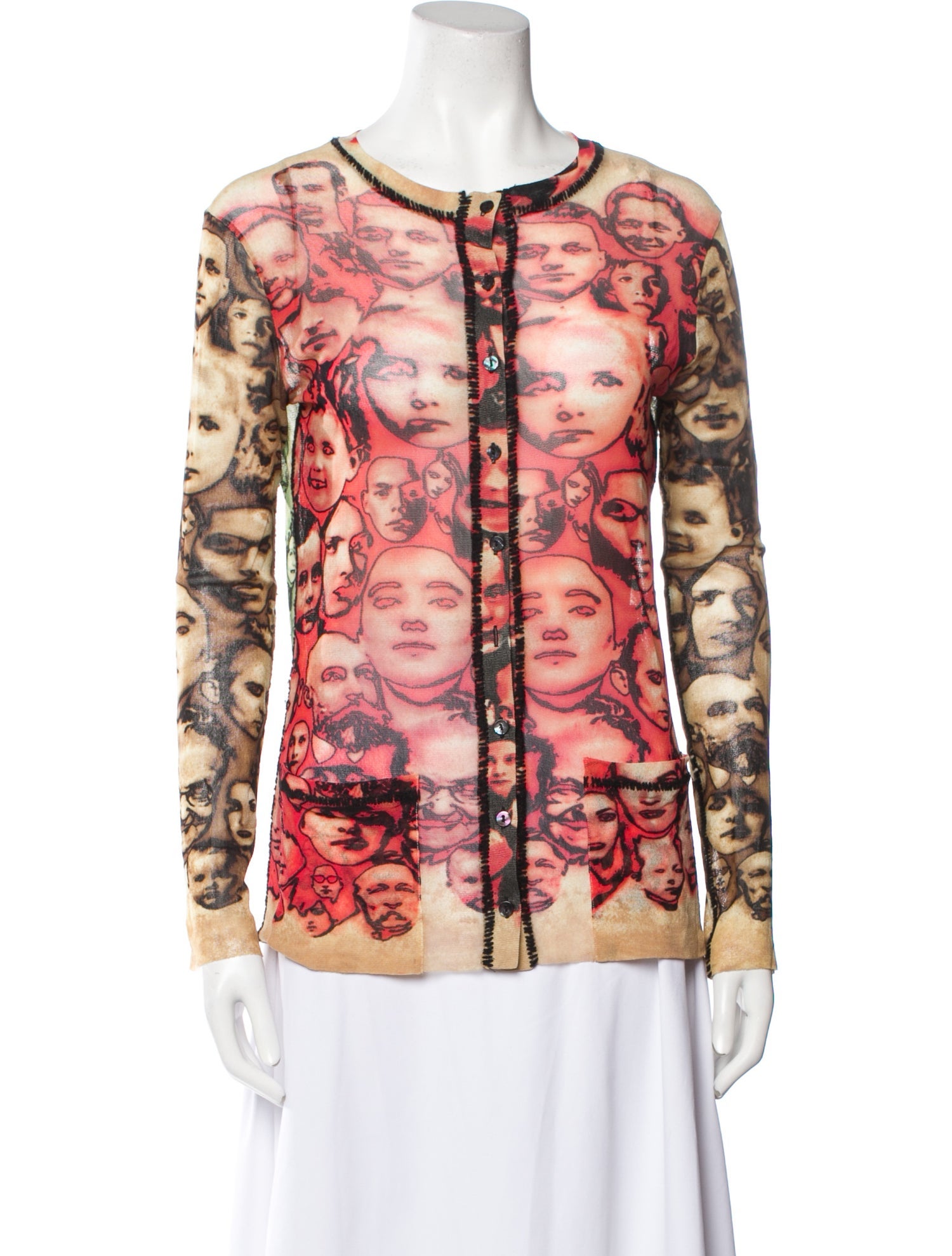Jean Paul Gaultier Vintage 1997 Button-Up Top - Neutrals Tops, Clothing ...