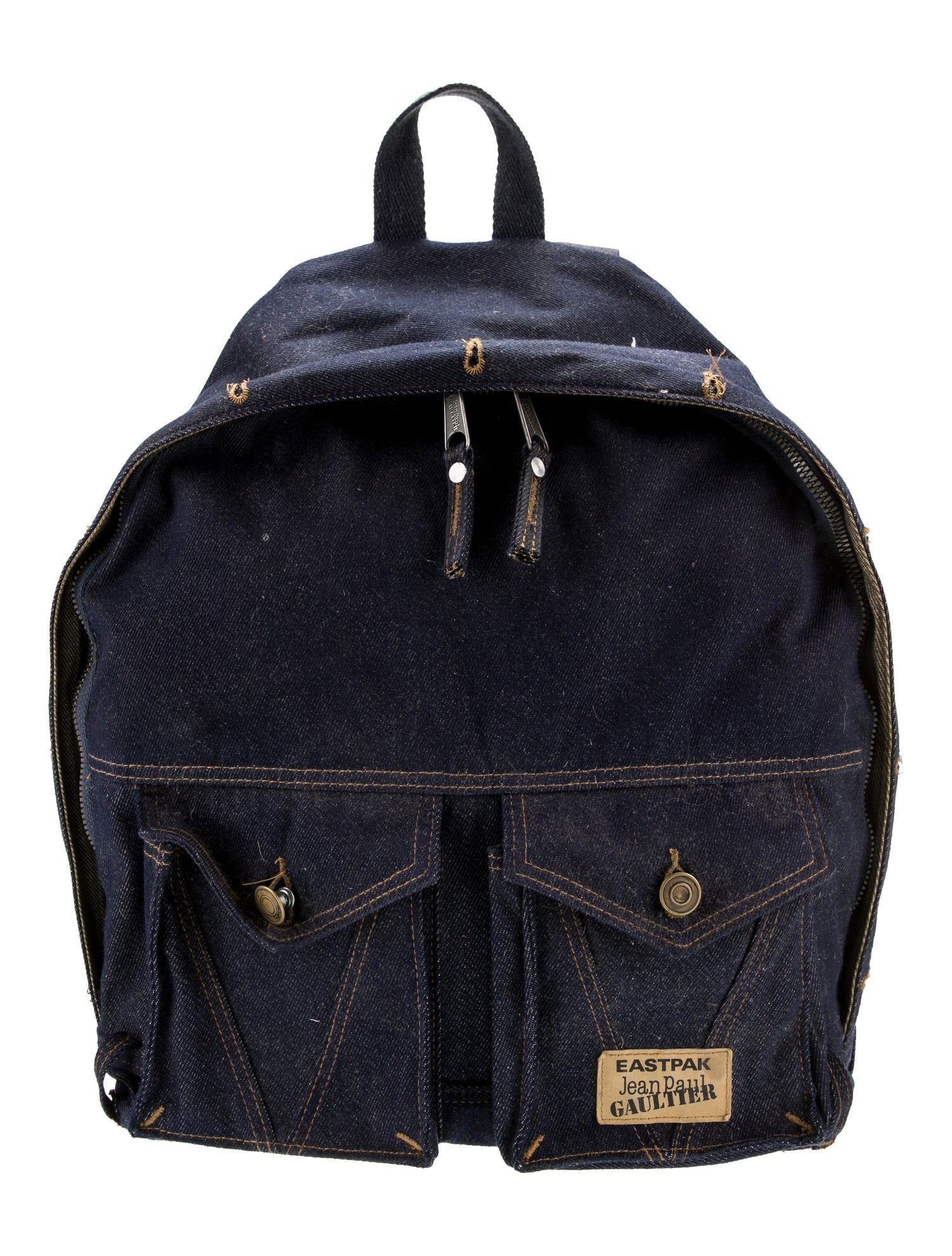 Jean Paul Gaultier Denim Backpack - Blue Backpacks, Handbags - JEA60205 ...
