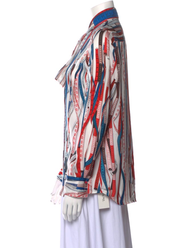 Jean Paul Gaultier 2016 x Sept Premières Button-Up Top - White Tops, Clothing - JEA60422 | The ...