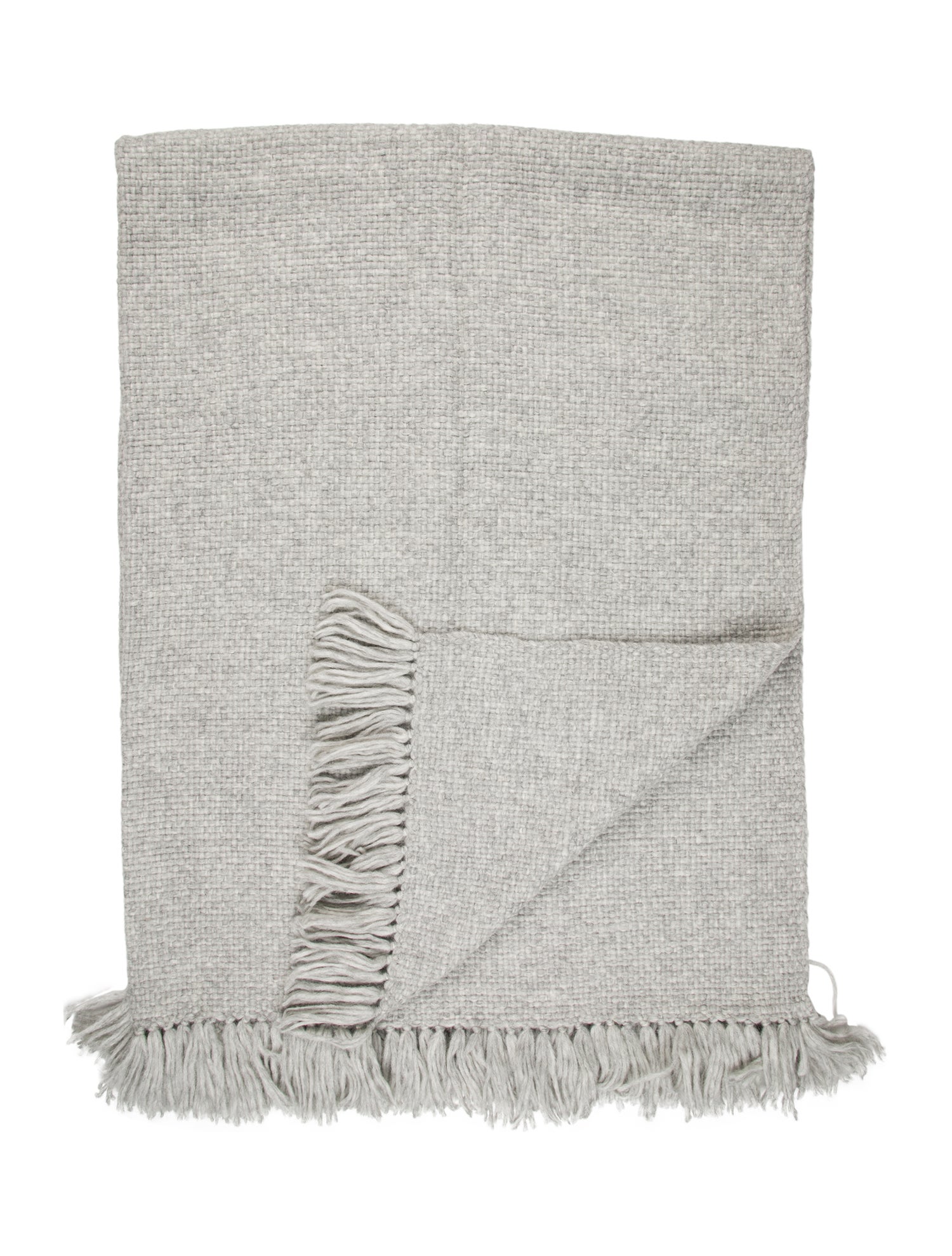 Jenni Kayne Home Baby Alpaca Basketweave Throw Blanket - Grey Throws ...
