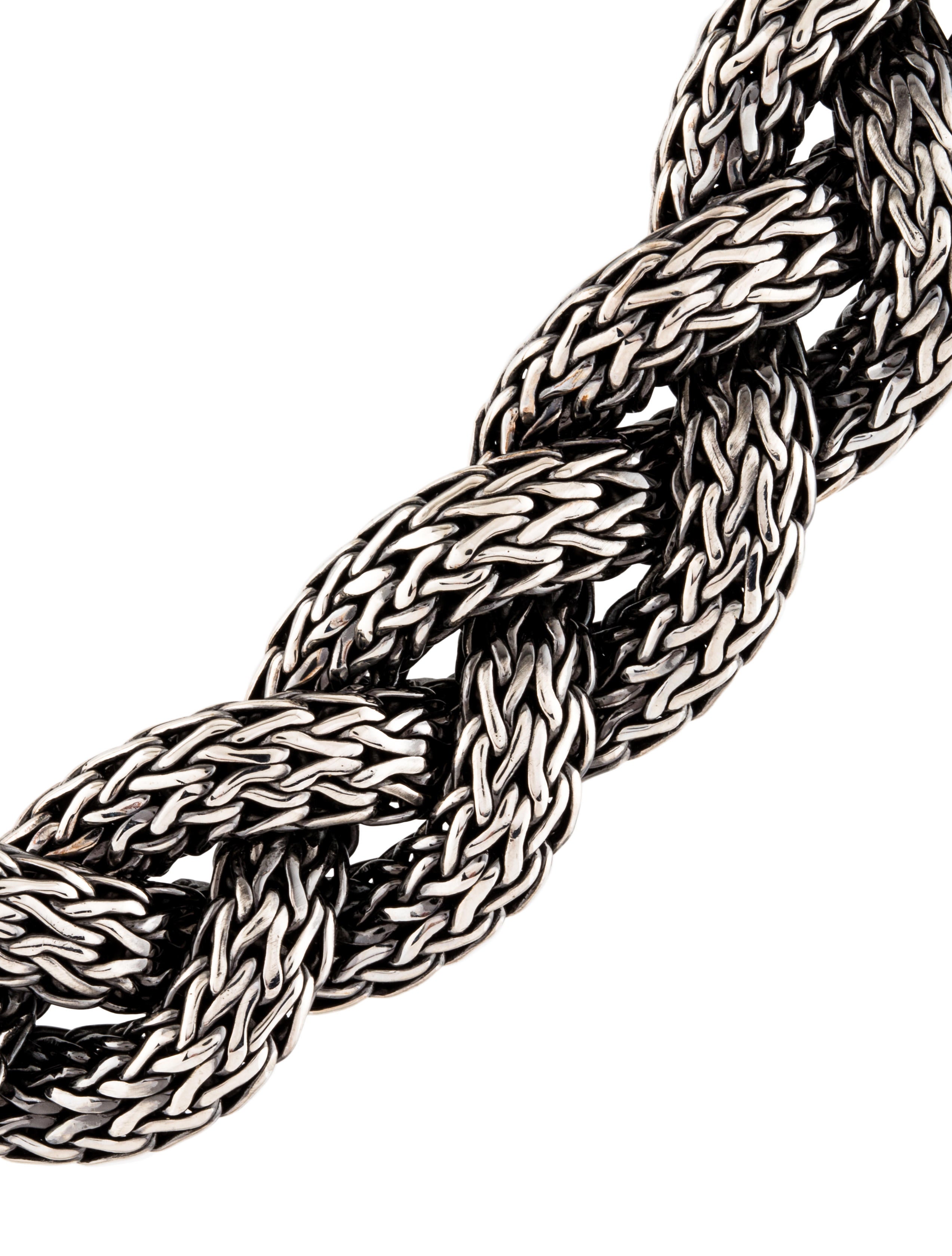 John Hardy Braided Chain Necklace - Sterling Silver Chain, Necklaces ...