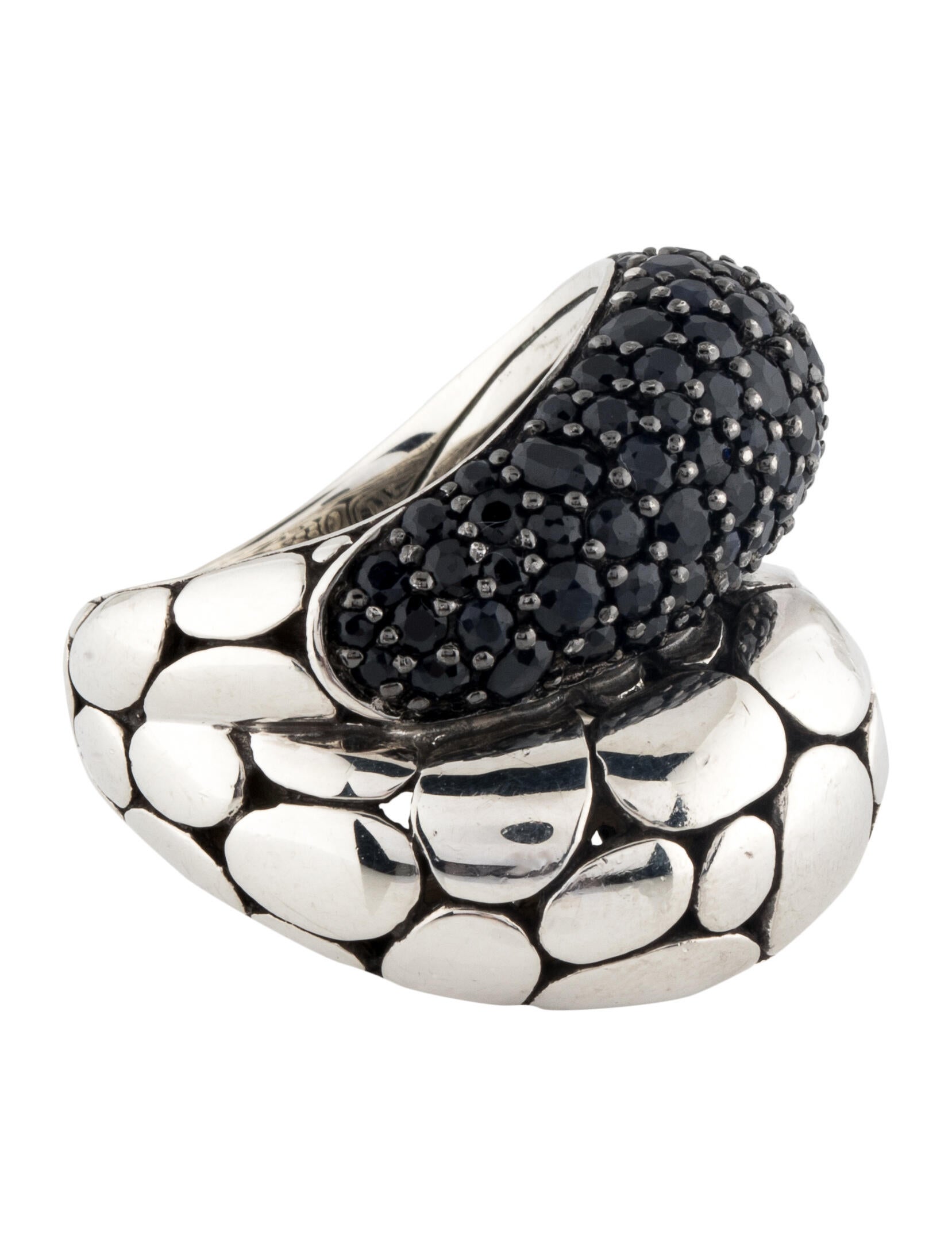John Hardy Naga Coil Ring - Sterling Silver Band, Rings - JHA48157 ...