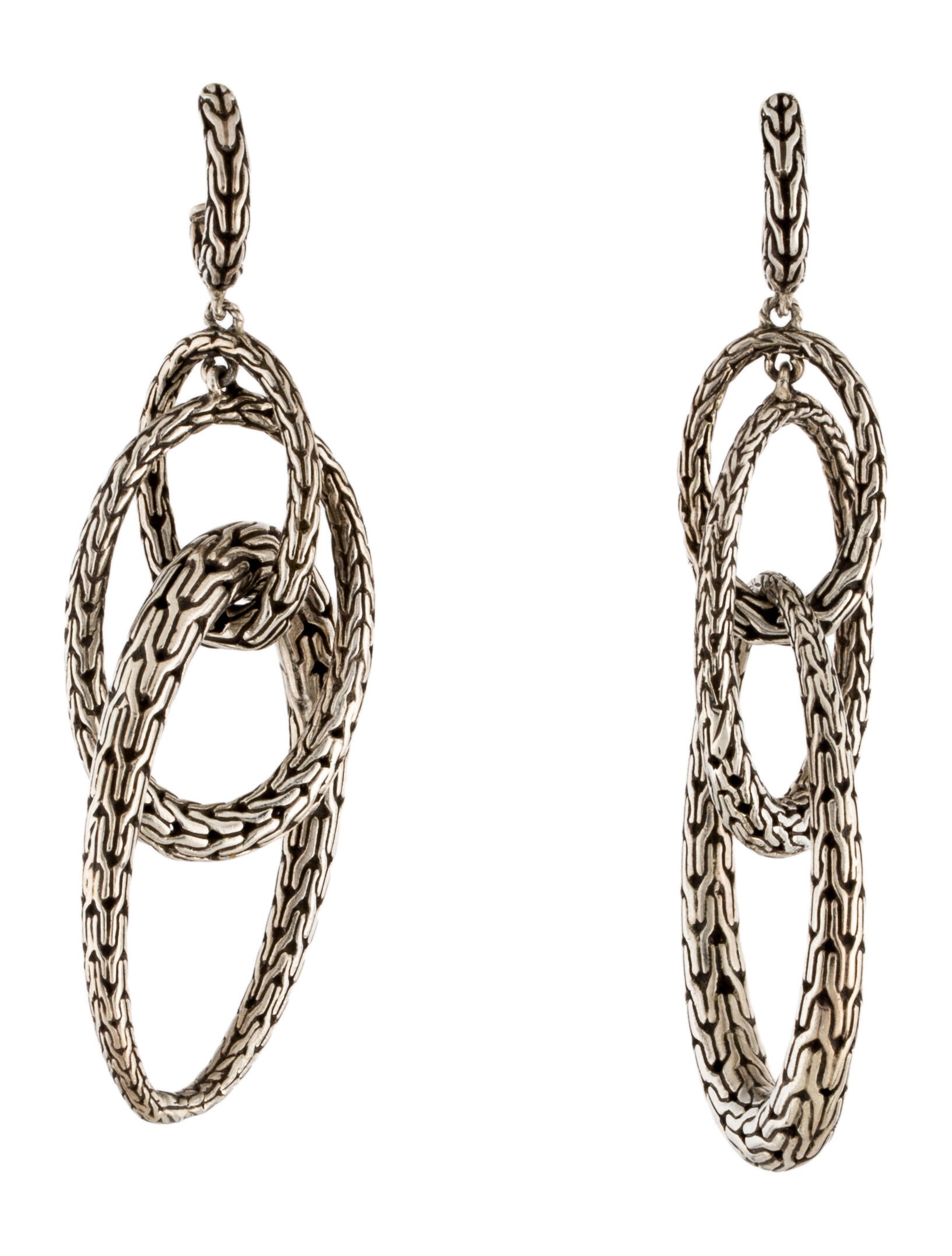 John Hardy Drop Earrings - Sterling Silver Drop, Earrings - JHA53665 ...