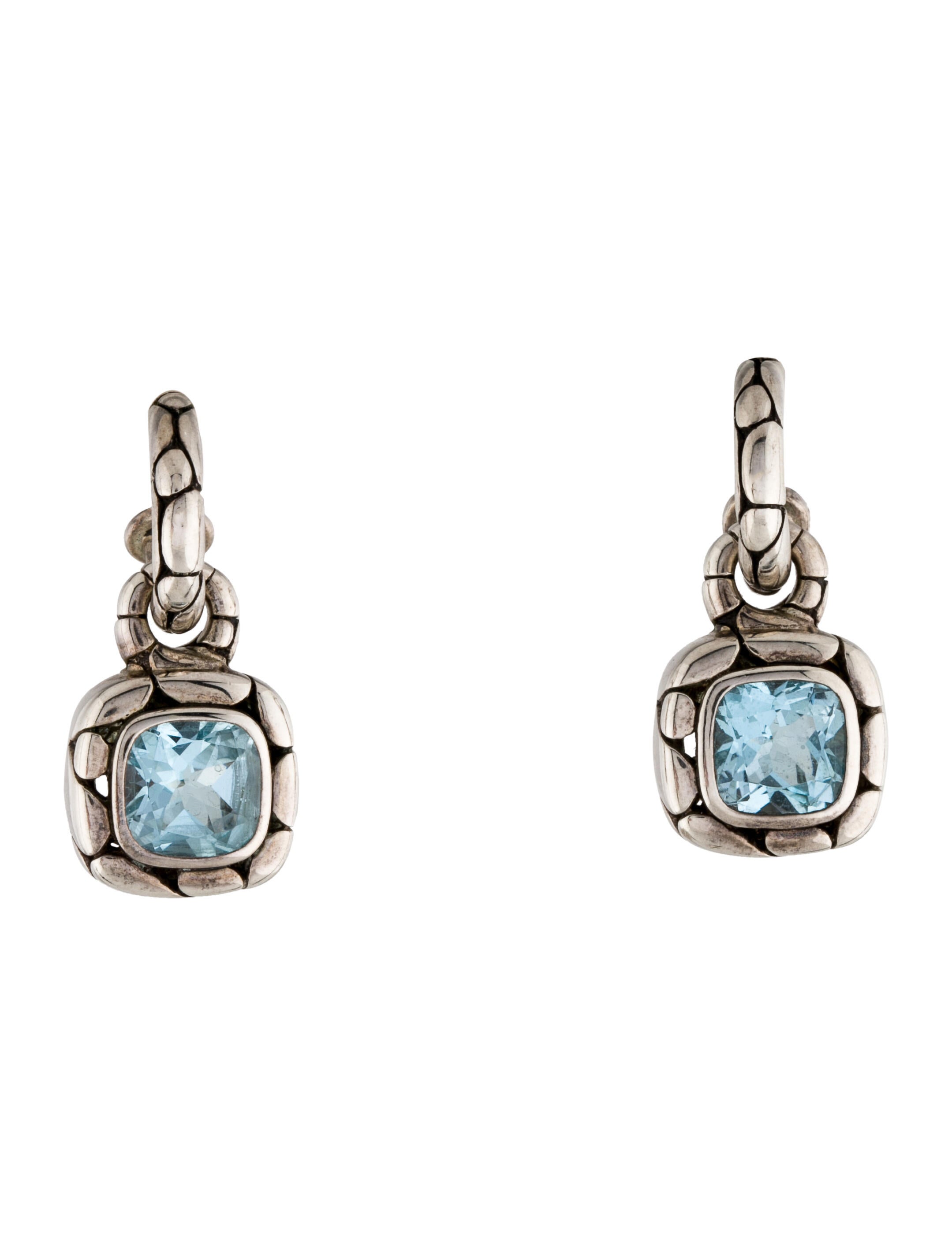 John Hardy Topaz Kali Drop Earrings - Sterling Silver Drop, Earrings ...