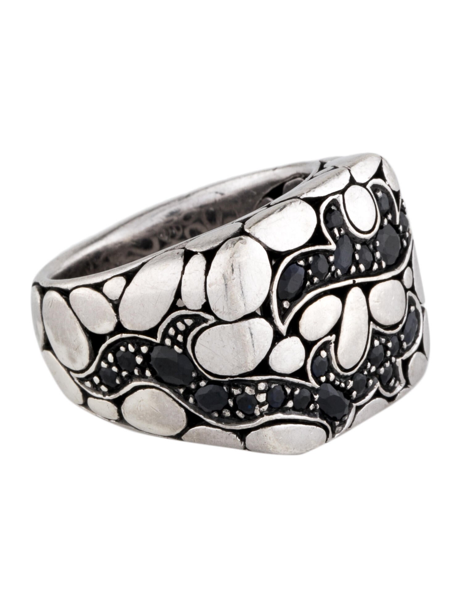 John Hardy Sapphire Dayak Ring - Sterling Silver Signet Ring, Rings ...