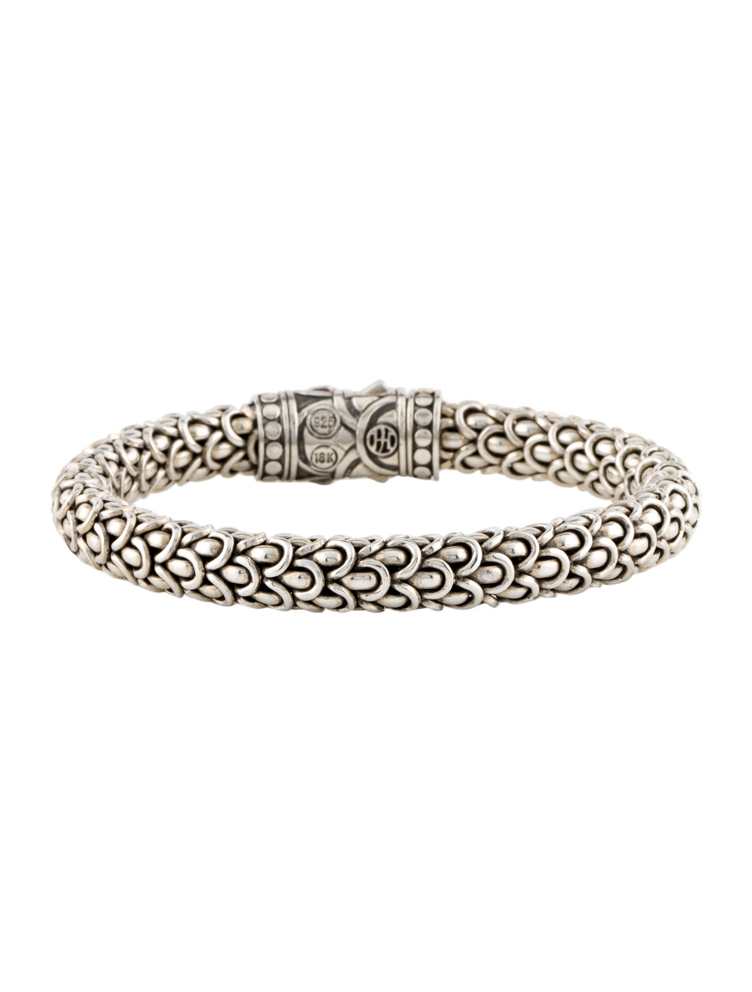 John Hardy Two-Tone Legend Naga Bracelet Bangle - 18K Yellow Gold ...