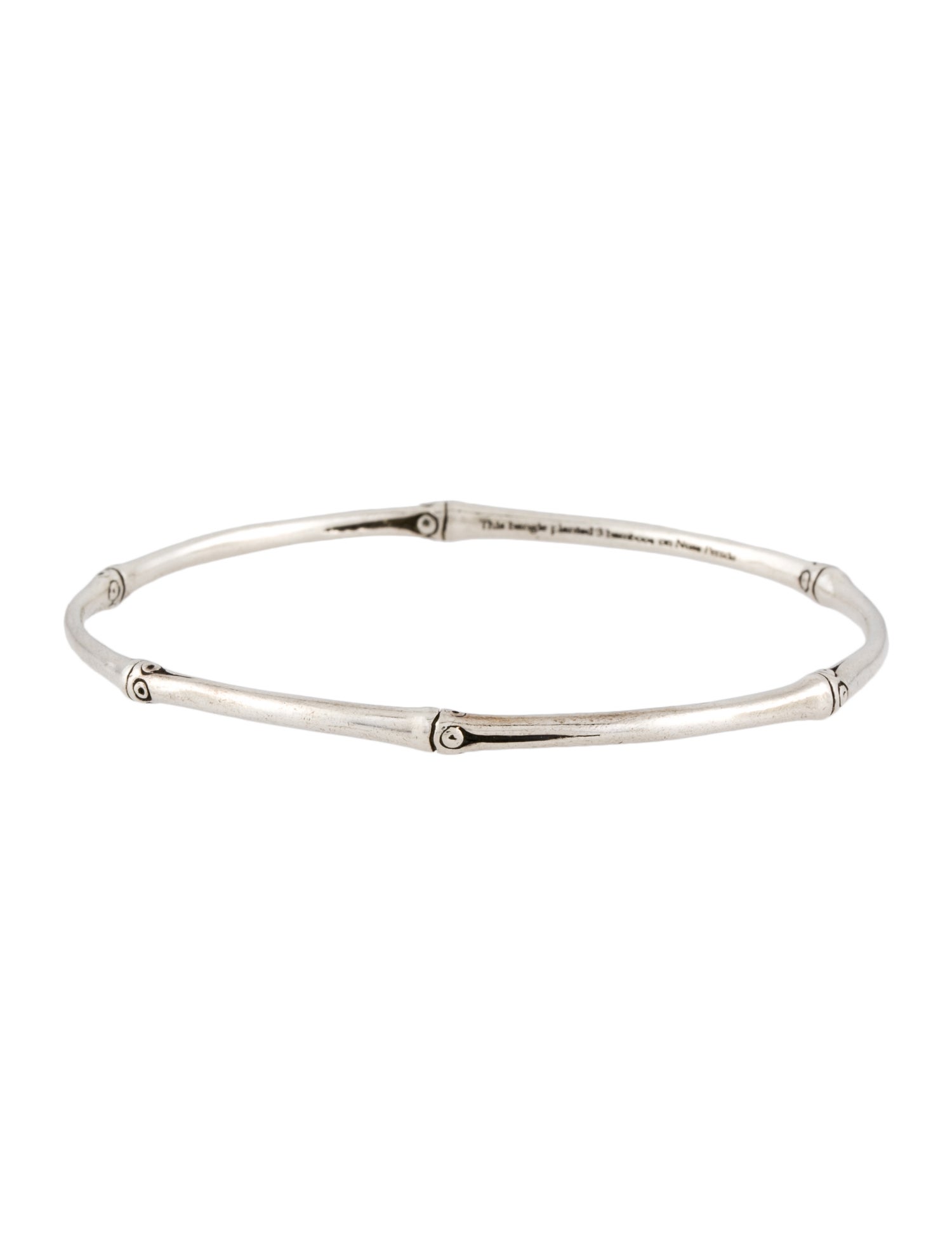 John Hardy Bamboo Bangle Bracelet - Sterling Silver Bangle, Bracelets ...