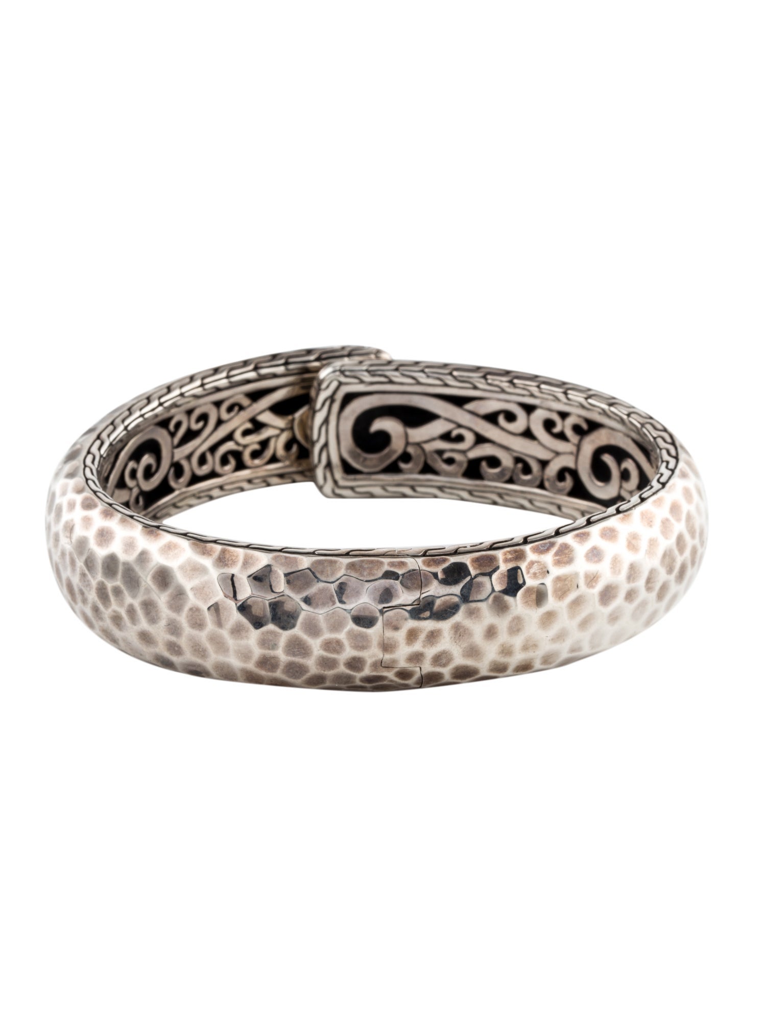 John Hardy Kali Hinged Bangle - Sterling Silver Bangle, Bracelets ...