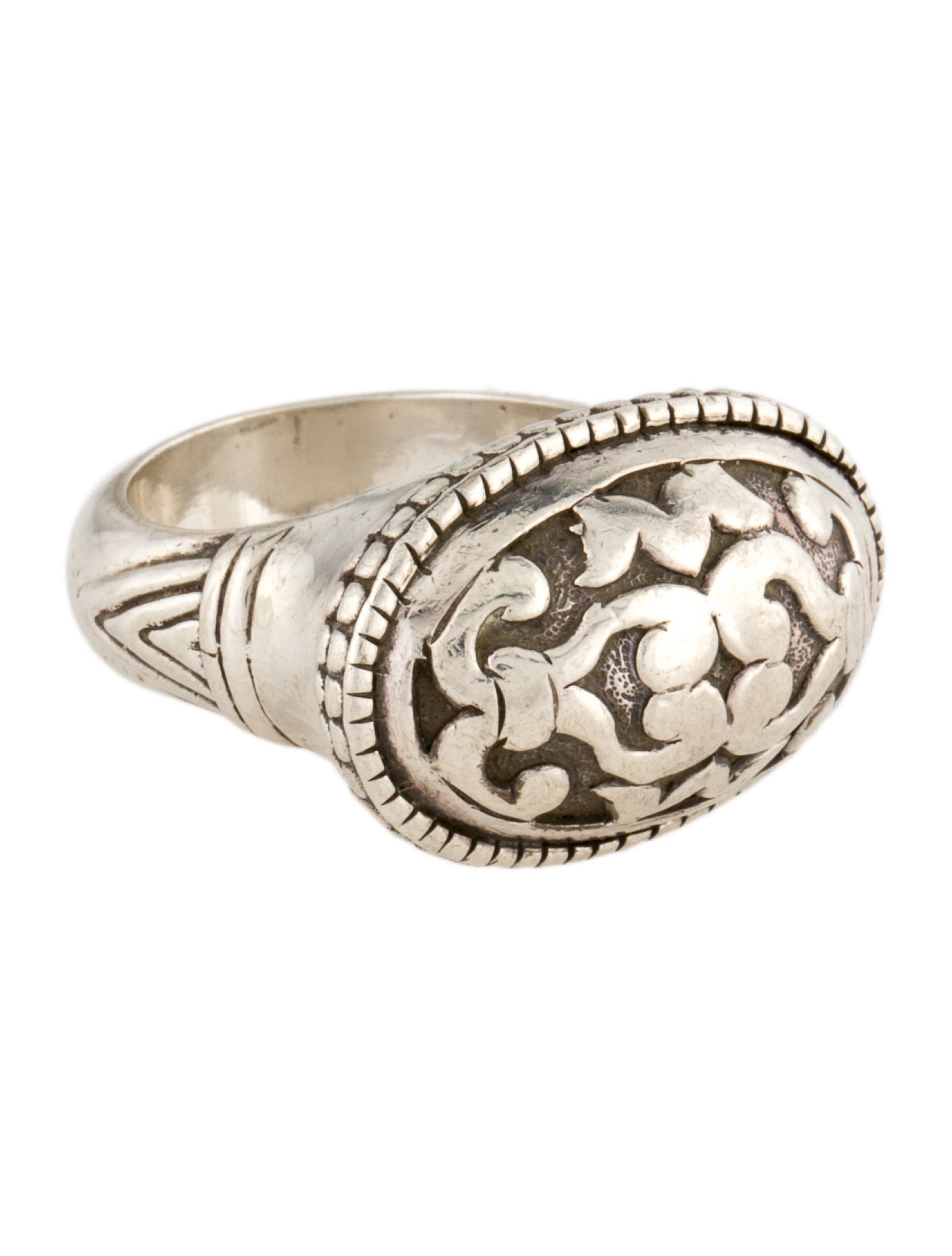 John Hardy Vintage Dayak Cocktail Ring - Sterling Silver Cocktail Ring ...
