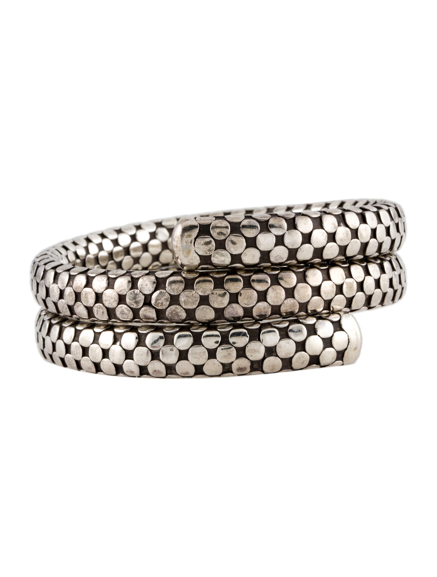 John Hardy Dot Coil Wrap Bracelet - Sterling Silver Bangle, Bracelets ...