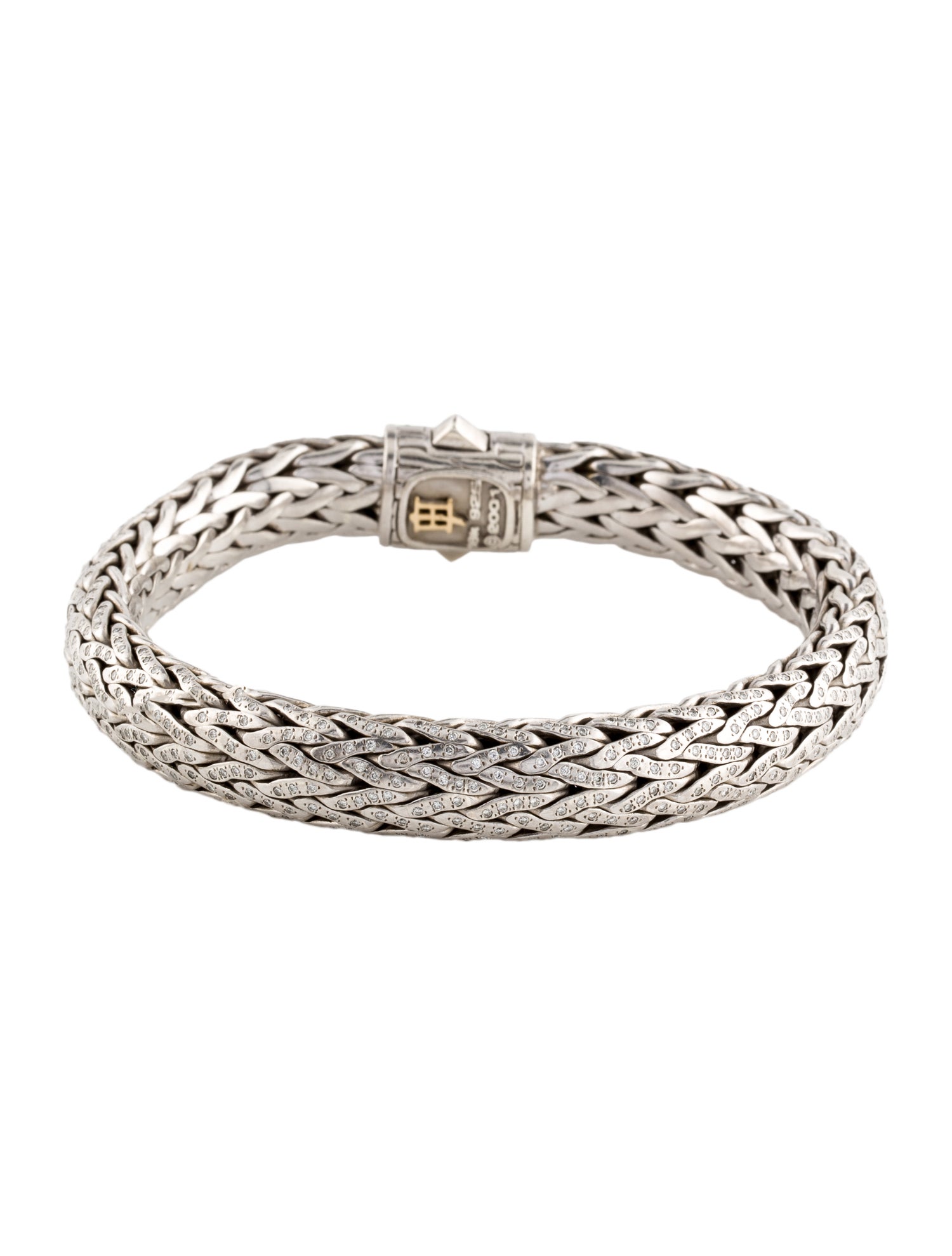 John Hardy Vintage Diamond Icon Classic Chain Bracelet - 18K Yellow ...