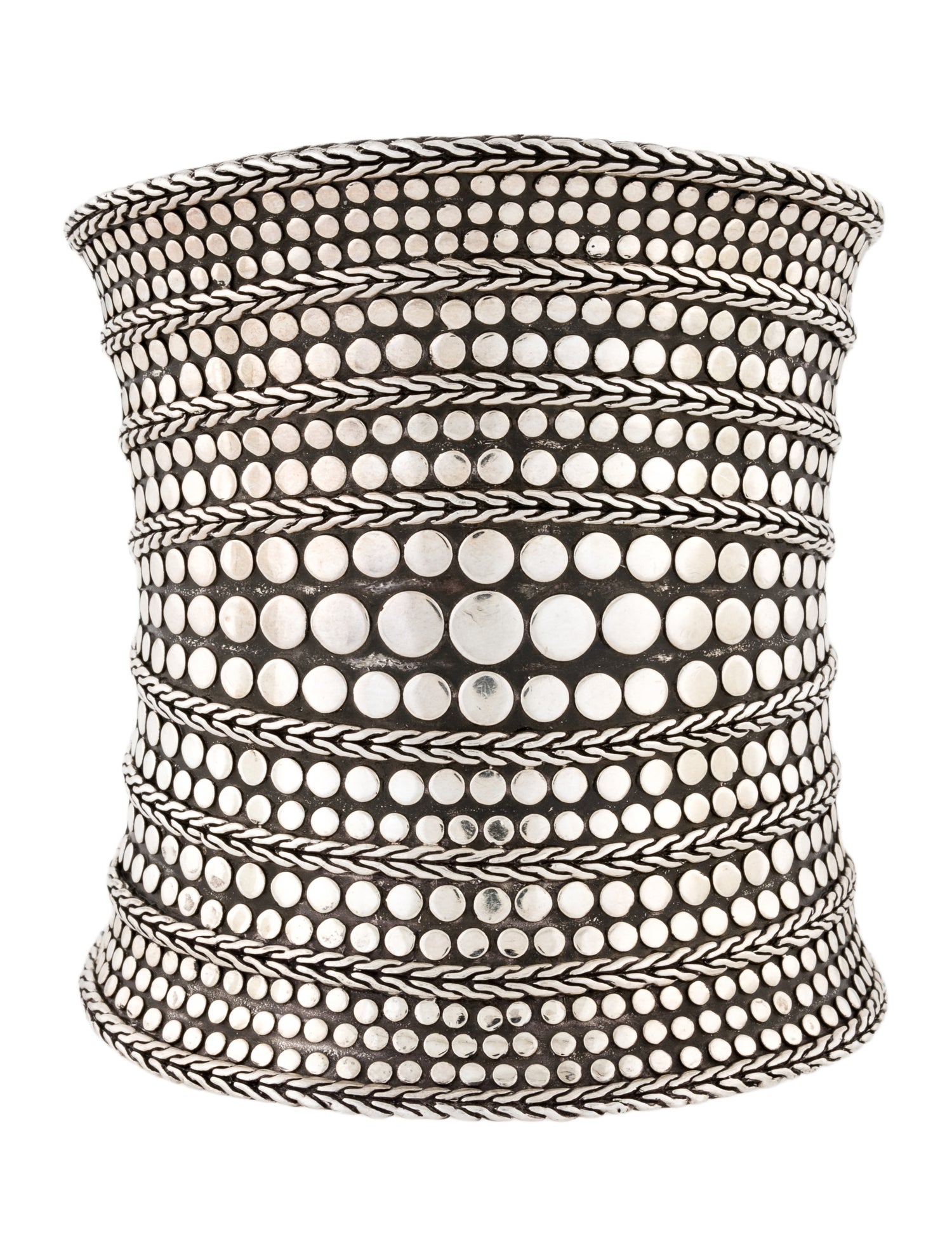 John Hardy Vintage Wide Dot Cuff - Sterling Silver Cuff, Bracelets ...