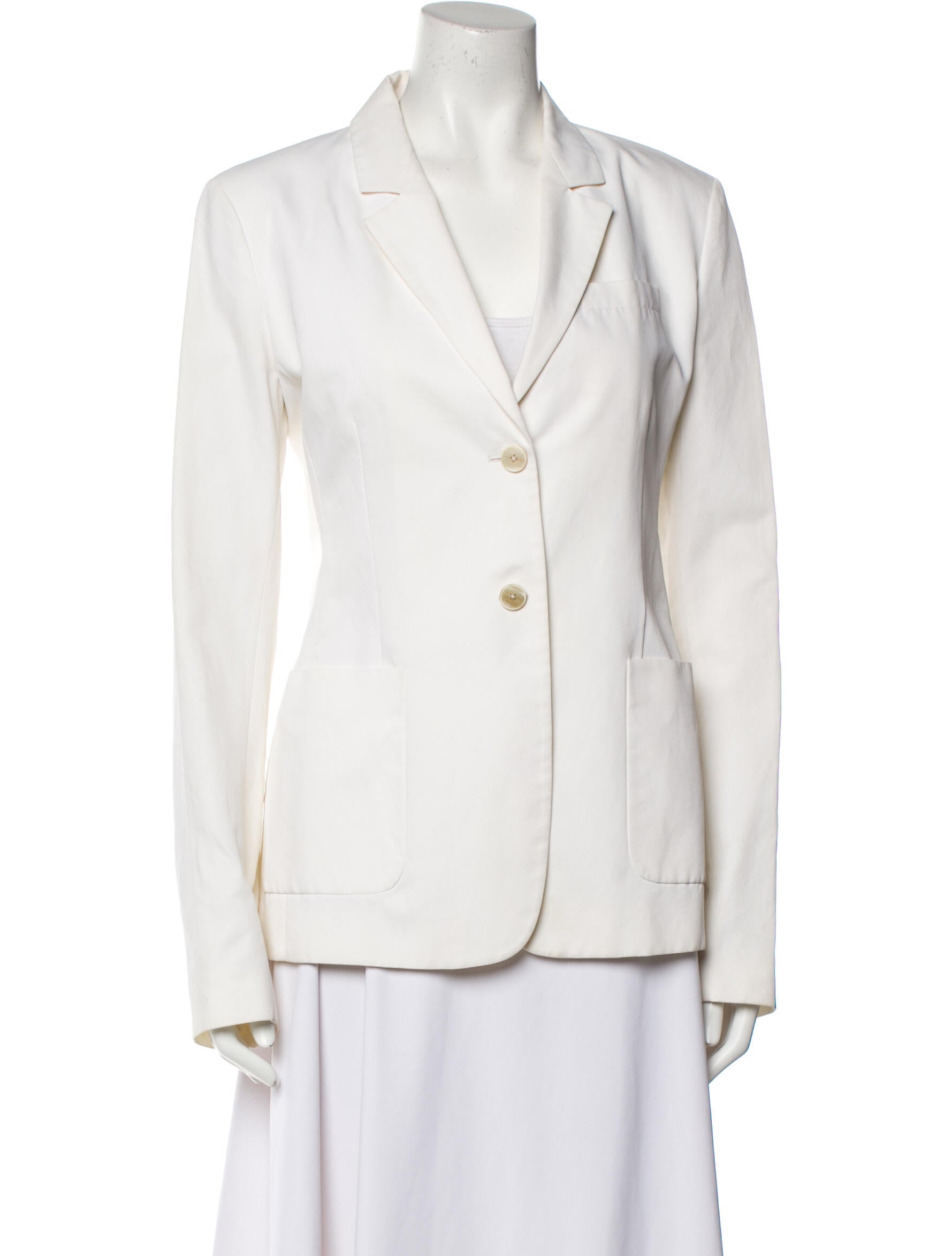 Jil Sander Blazer - White Jackets, Clothing - JIL101676 | The RealReal