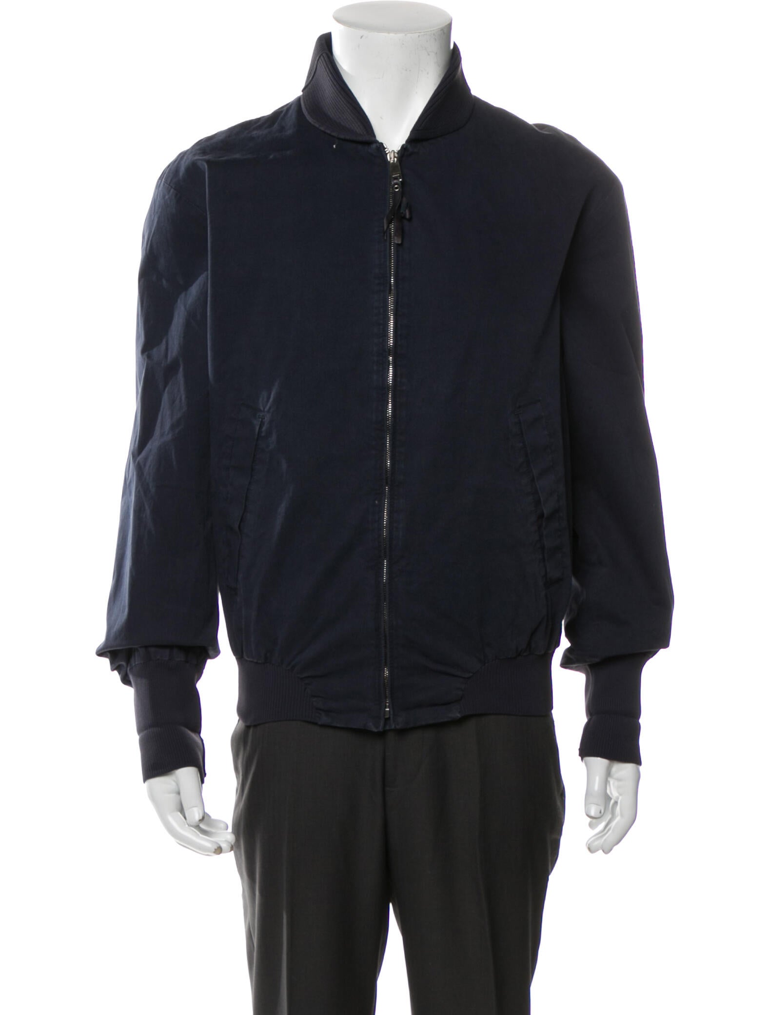 Jil Sander Bomber Jacket - Blue Outerwear, Clothing - JIL123877 | The ...