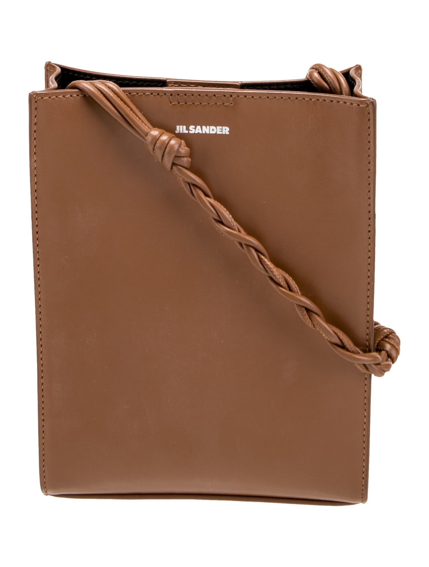 Jil Sander Leather Crossbody Bag - Brown Crossbody Bags, Handbags ...