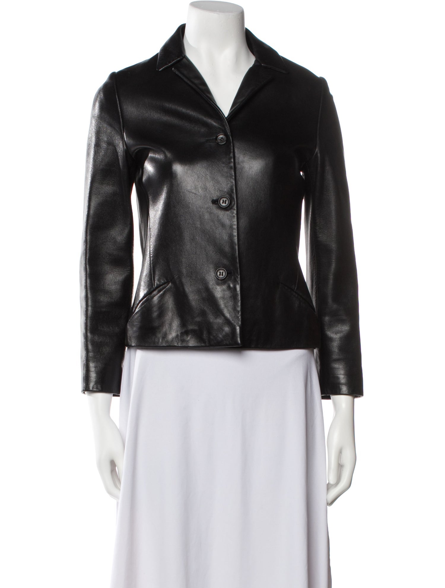 Jil Sander Vintage 1990's Biker Jacket - Black Jackets, Clothing ...