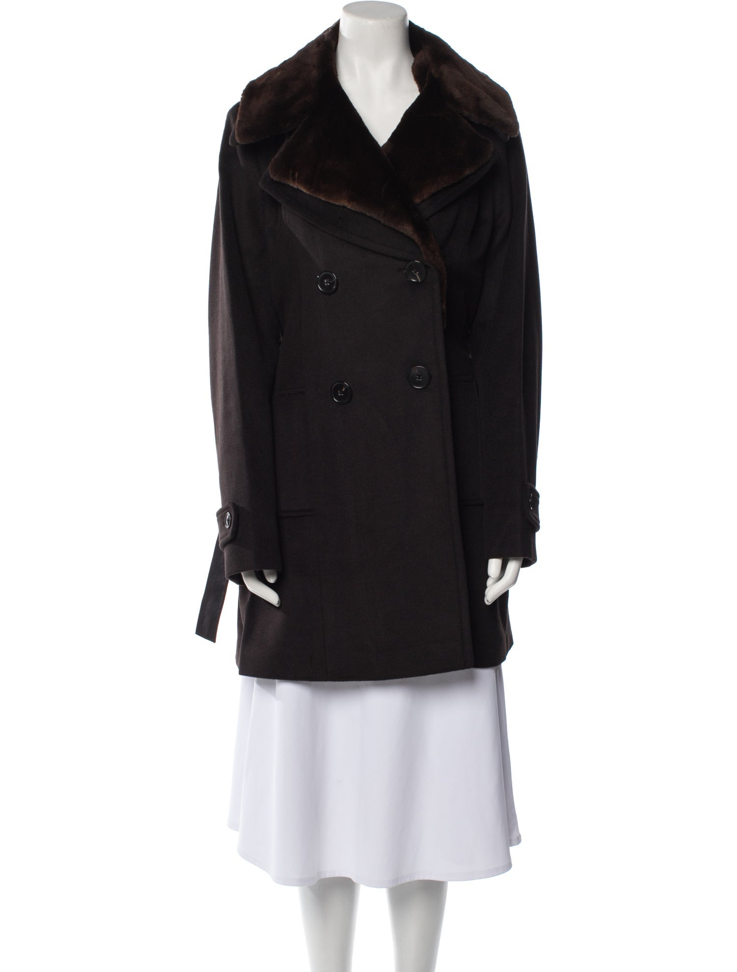 Christian Dior Vintage 1980's Fur Coat - Neutrals Coats, Clothing ...