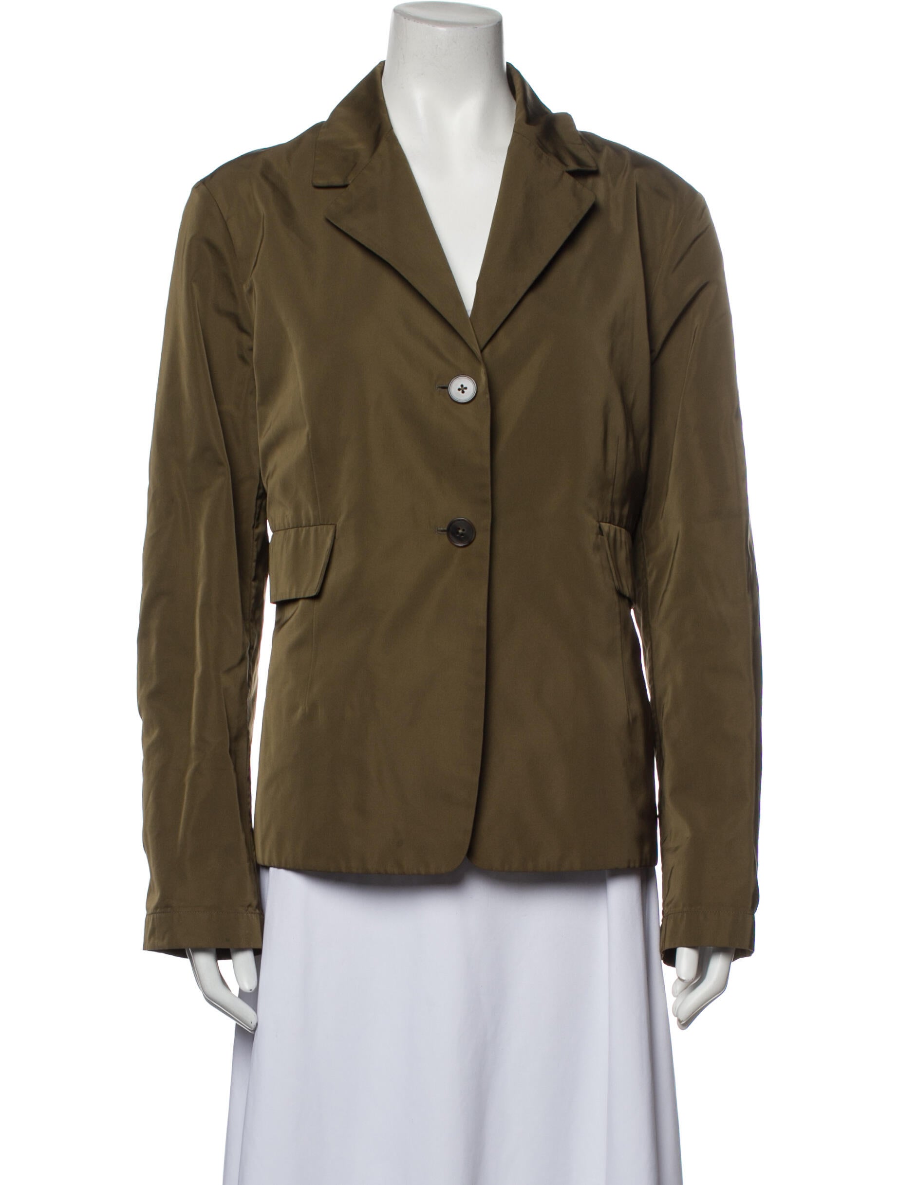 Jil Sander Wool Boyfriend Blazer w/ Tags - Green Jackets, Clothing ...