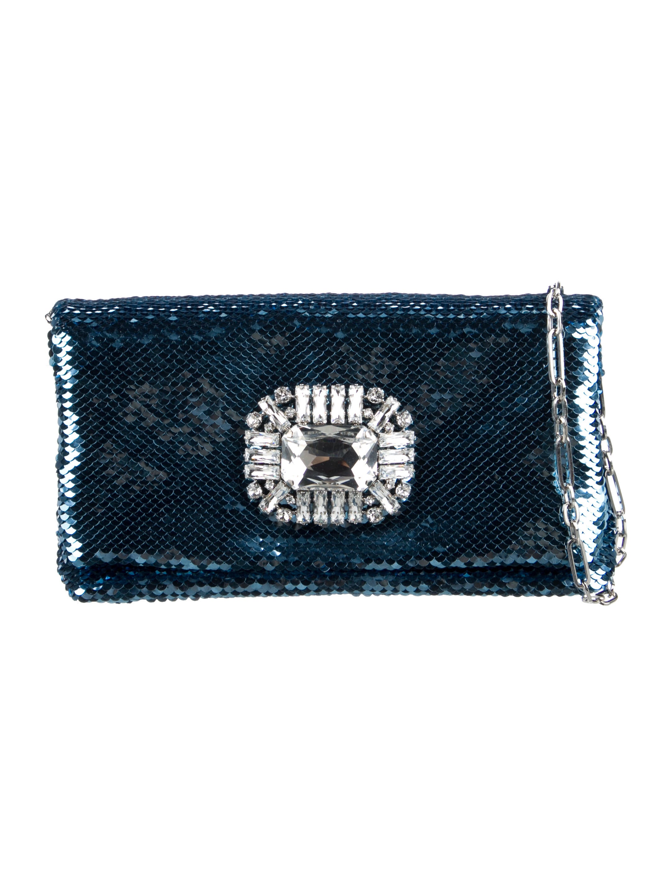 Jimmy Choo Candy Clutch - Blue Clutches, Handbags - JIM34111 | The RealReal