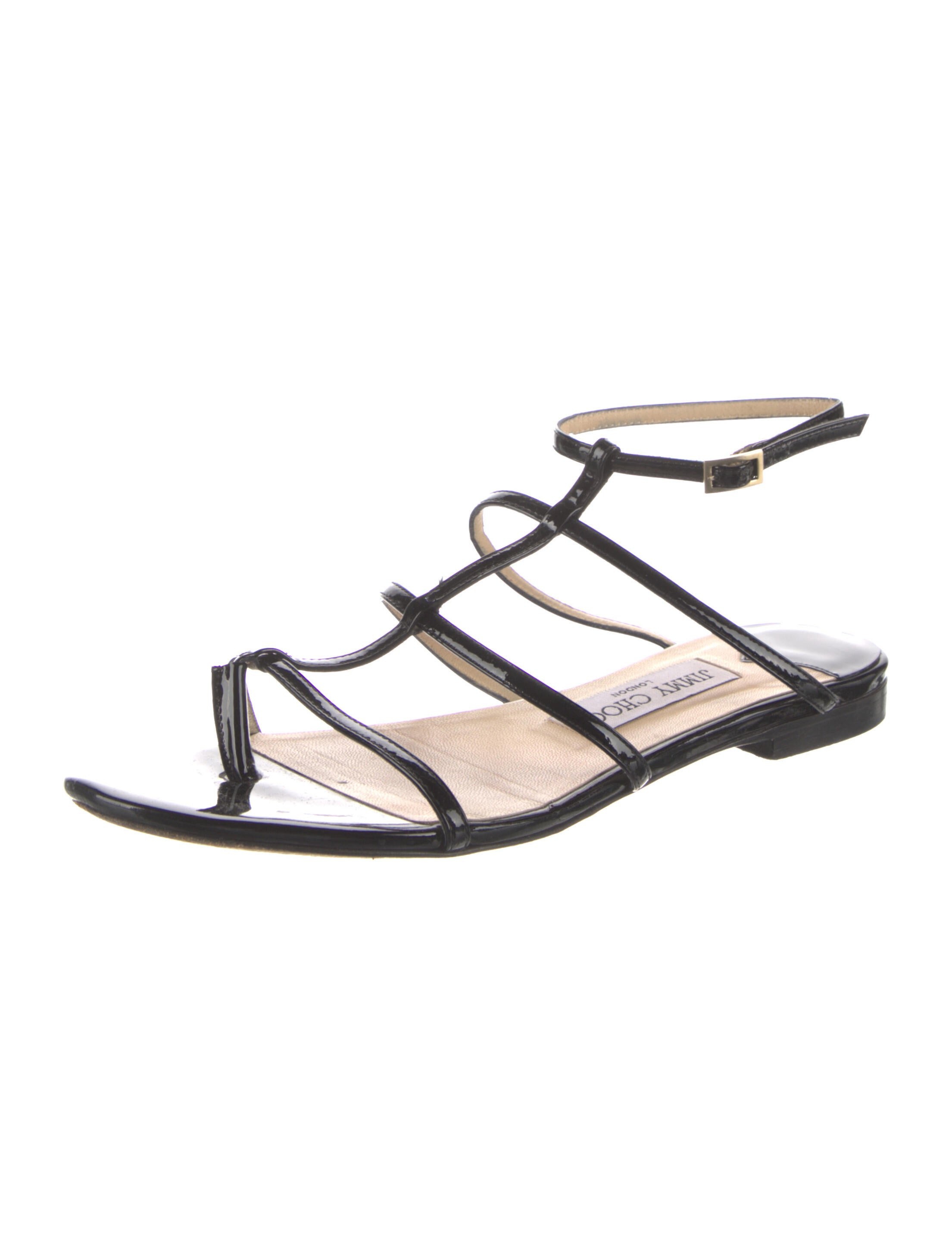 Jimmy Choo Sandals - Black Sandals, Shoes - JIM34770 | The RealReal