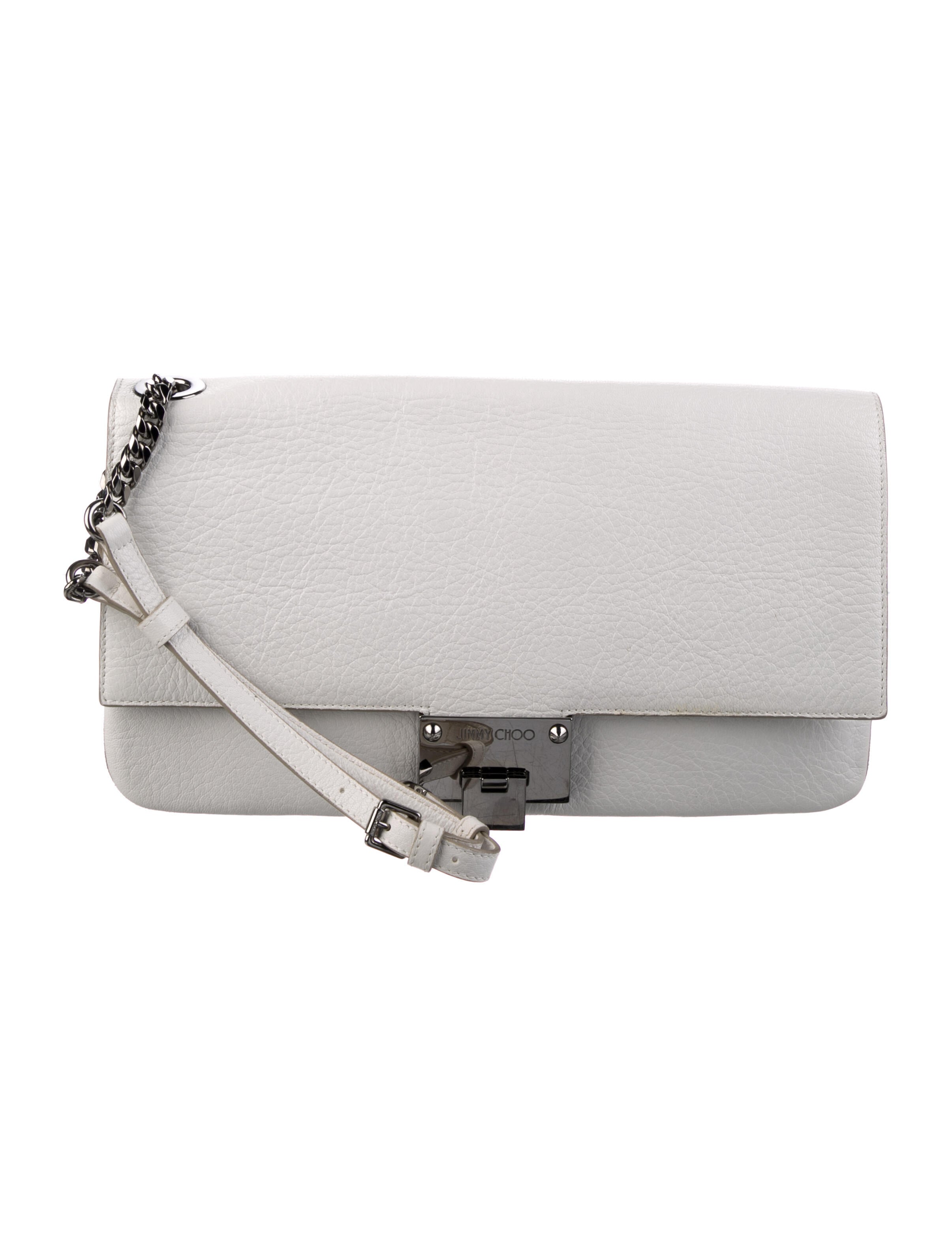 Jimmy Choo Embellished Maia Clutch - White Clutches, Handbags ...